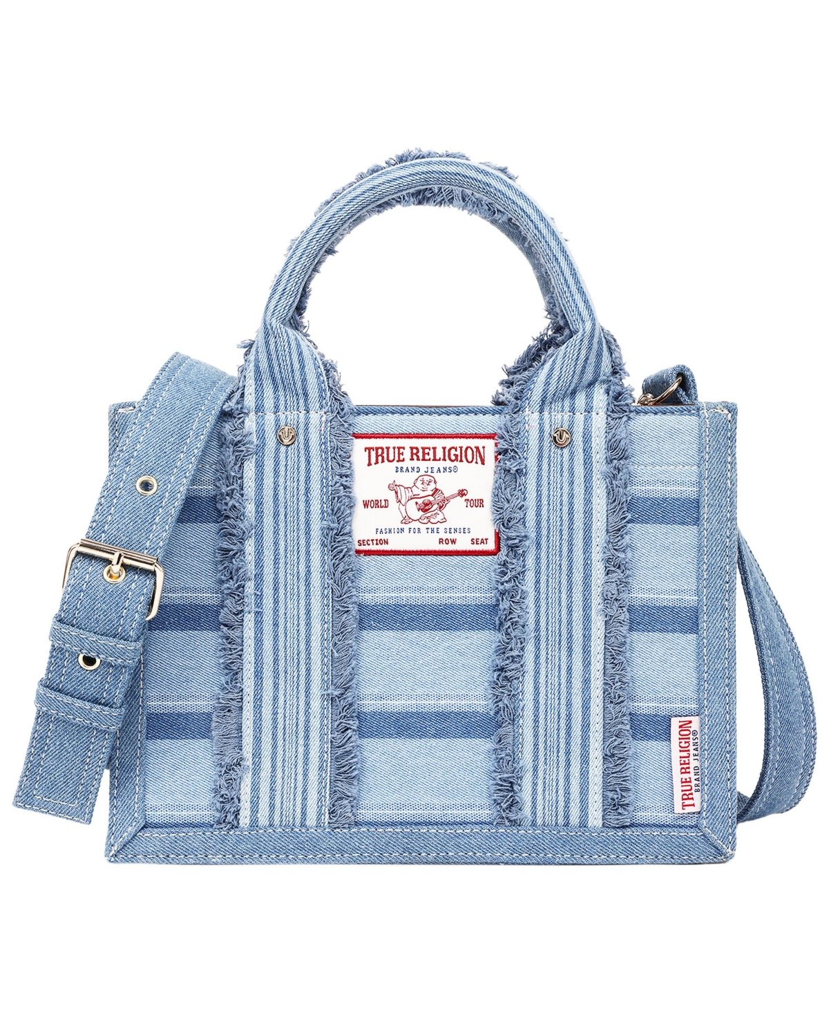 Click here for True Religion Multi-Stripe Modern Tote with Remova... prices
