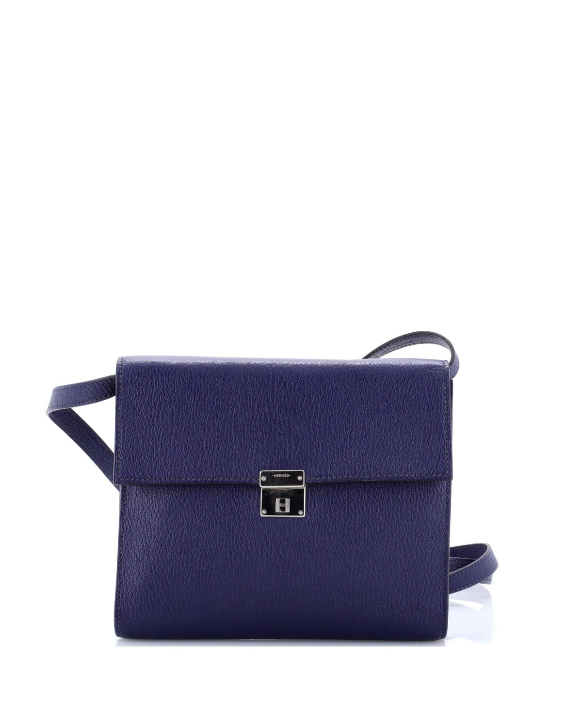 Click here for Pre-Owned HERMES 16 Clic Wallet on Strap Chevre My... prices