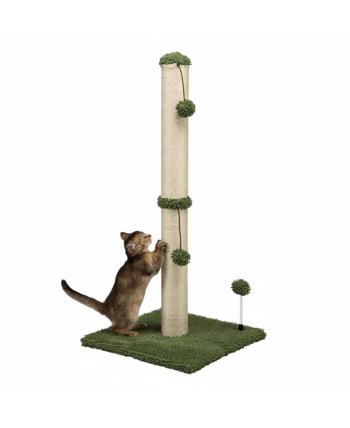 Click here for Aronkl 34" Tall Cat Scratcher Sisal Post Tree... prices