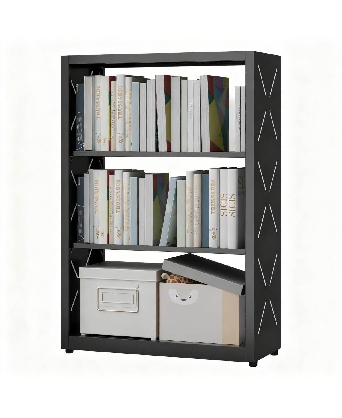 Click here for Yigii Industrial Bookshelf Metal Bookcase Adjustab... prices