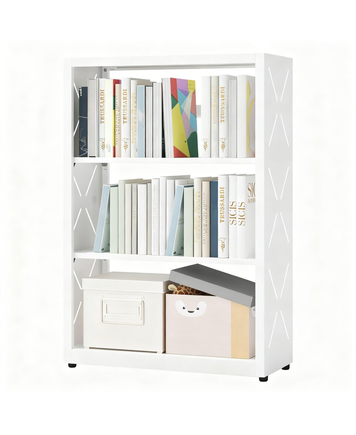 Click here for Yigii Industrial Bookshelf Metal Bookcase Adjustab... prices