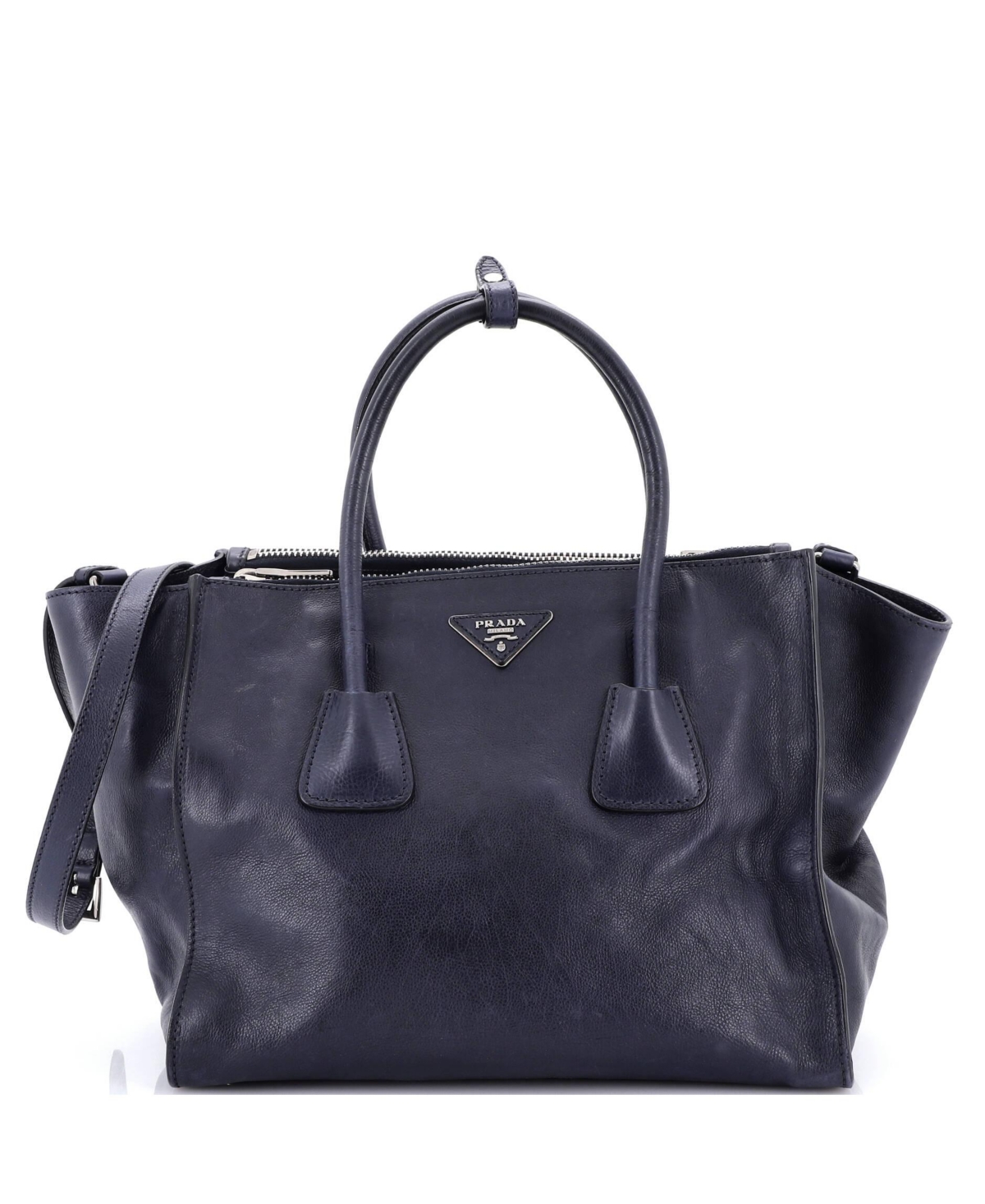Click here for Pre-Owned Prada Medium Twin Pocket Convertible Tot... prices
