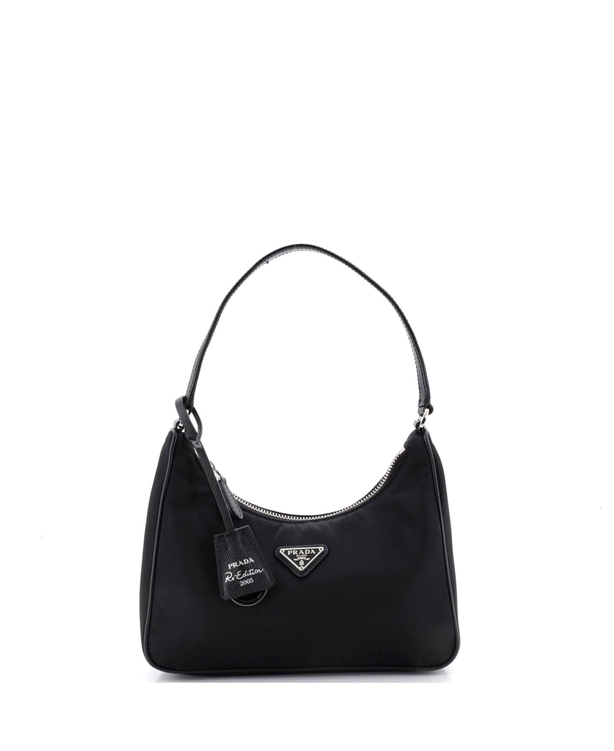Click here for Pre-Owned Prada Mini Re-Edition 2005 Hobo Tessuto... prices