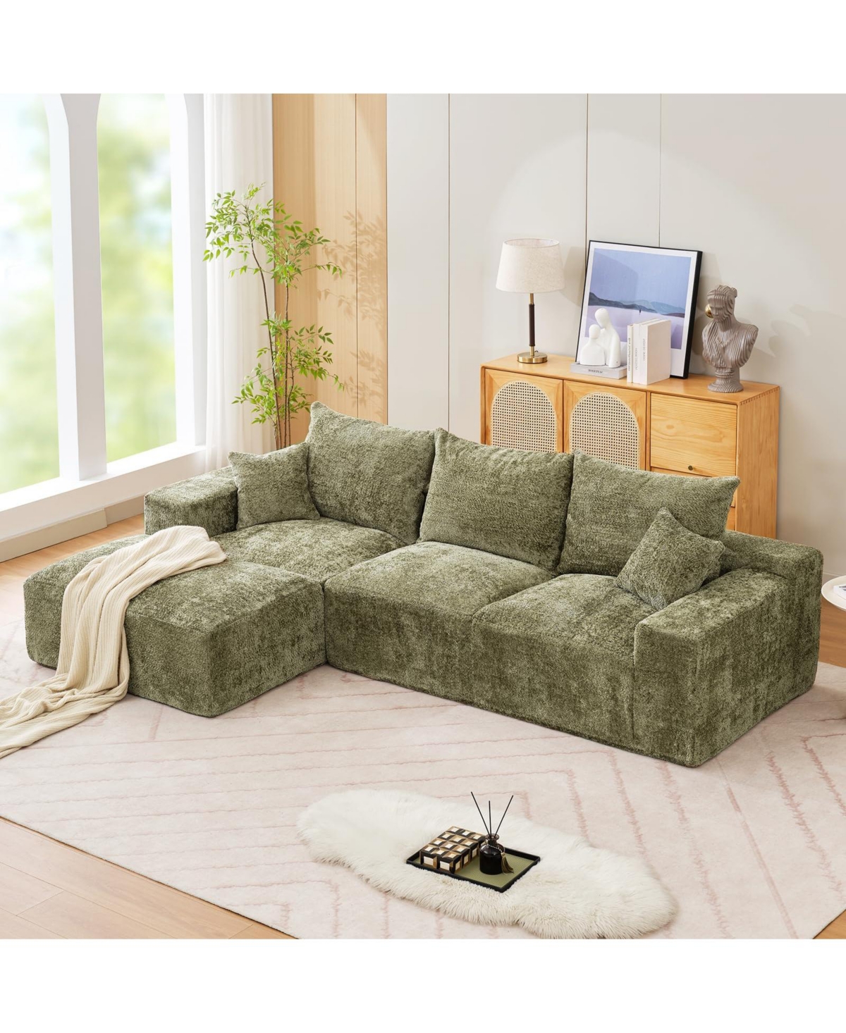Click here for gaomon 110" Modular Sectional Sofa  L-Shaped... prices