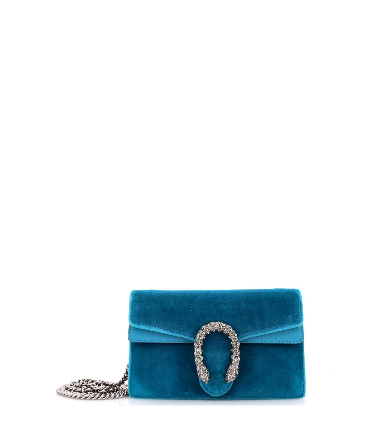 Click here for Pre-Owned Gucci Super Mini Dionysus Bag Velvet - B... prices