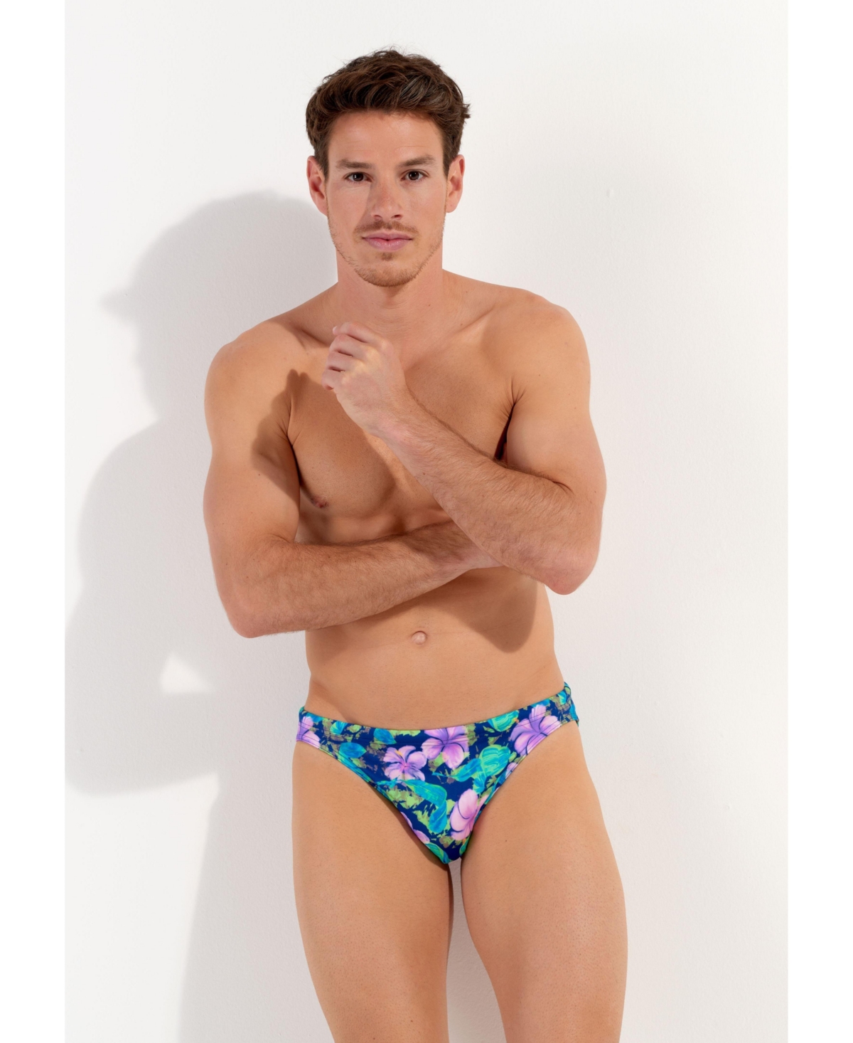 Click here for Hom Mens Balata Swim Micro Briefs - Open Blue prices