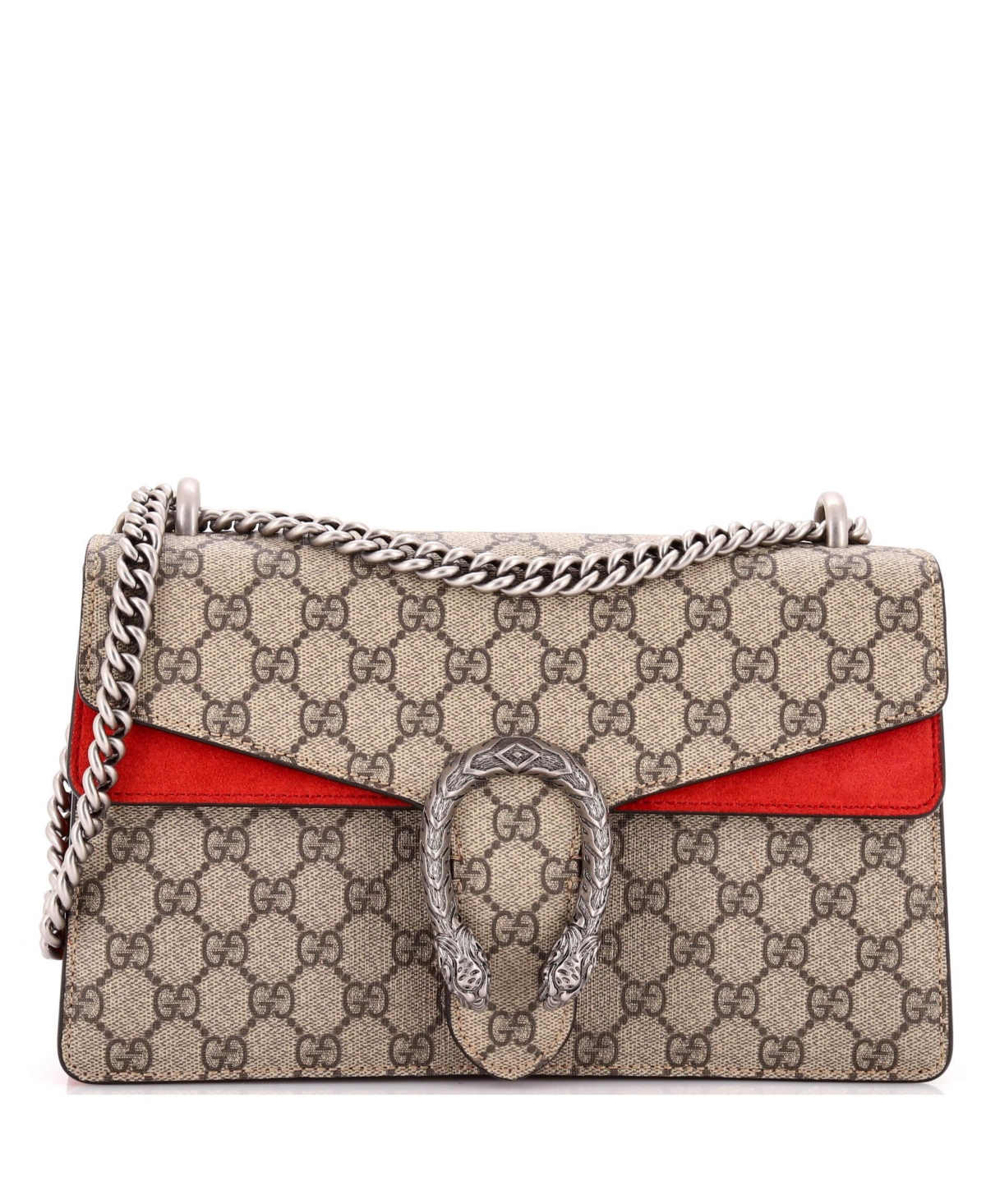 Click here for Pre-Owned Gucci Small Dionysus Bag Gg Coated Canva... prices