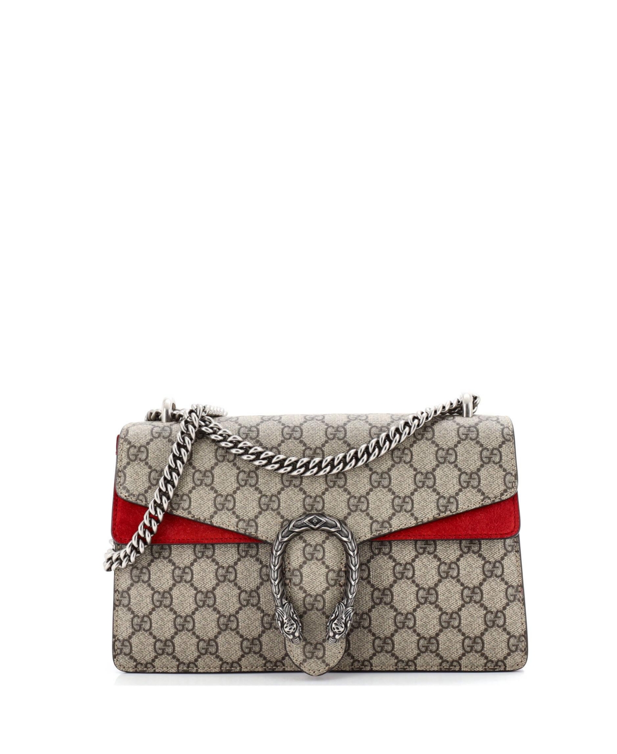 Click here for Pre-Owned Gucci Small Dionysus Bag Gg Coated Canva... prices