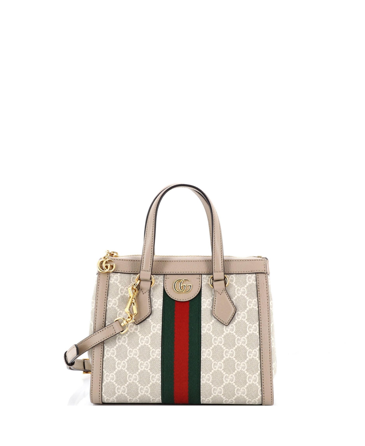 Click here for Pre-Owned Gucci Small Ophidia Top Handle Tote Gg C... prices