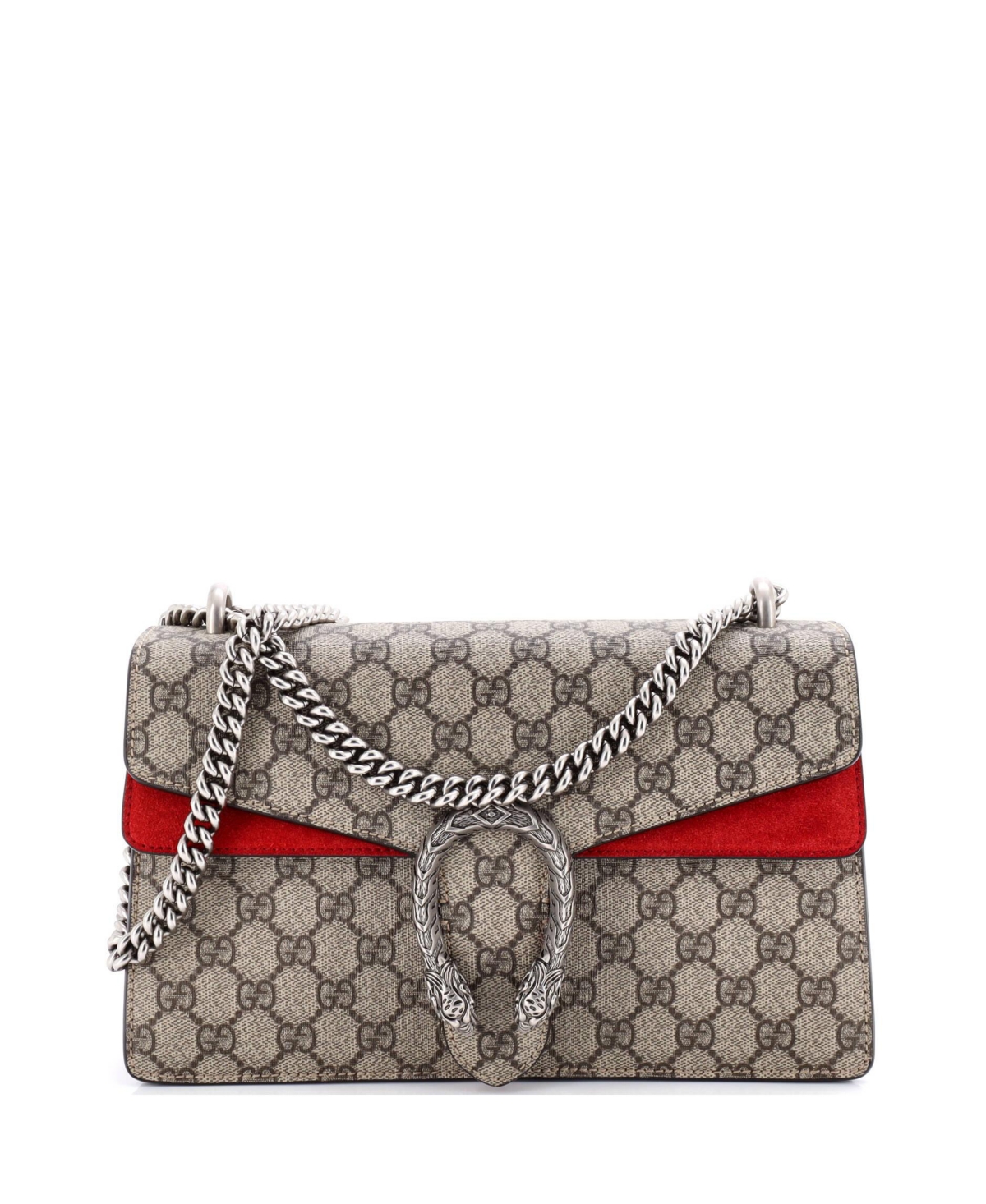 Click here for Pre-Owned Gucci Small Dionysus Bag Gg Coated Canva... prices