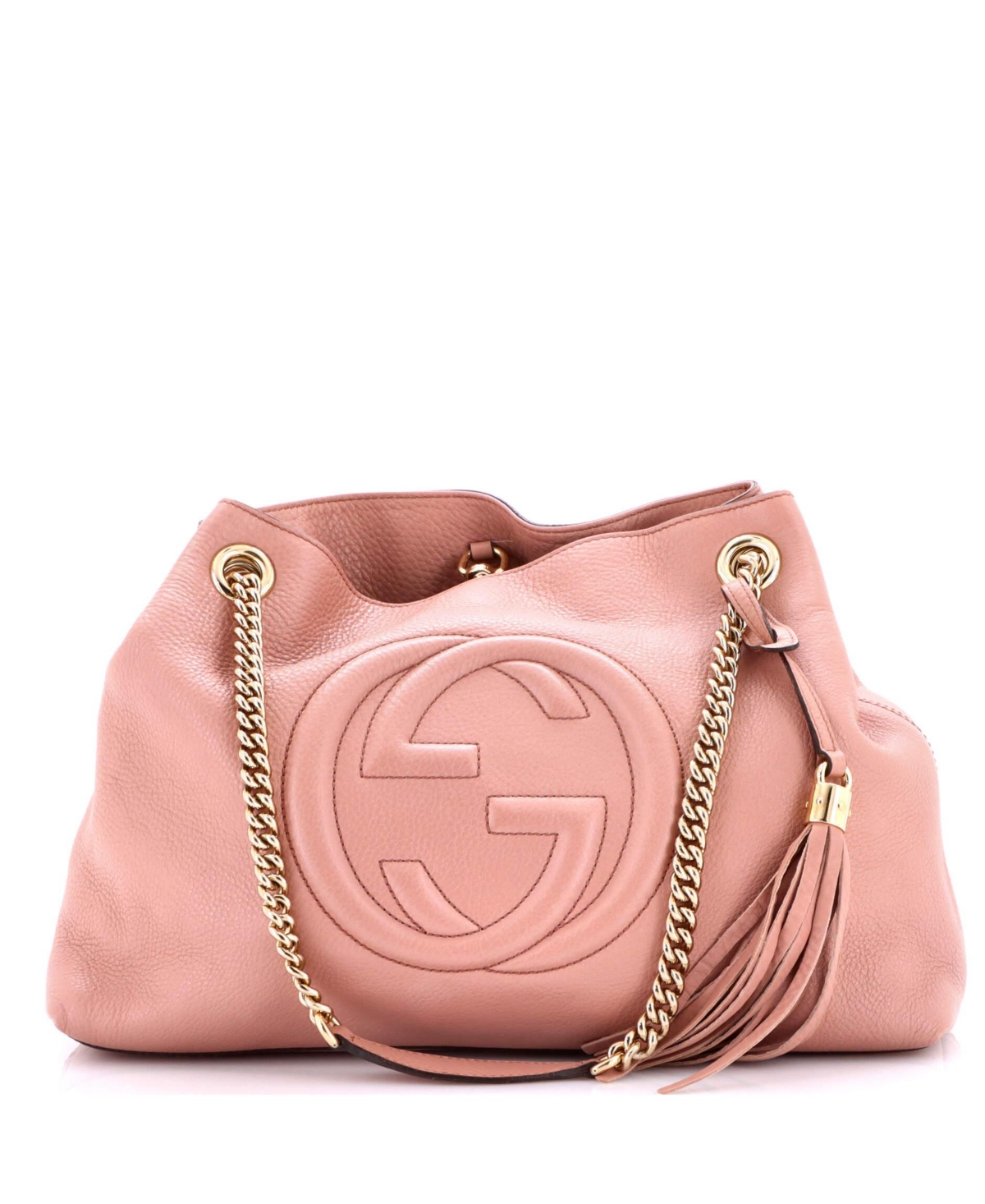 Click here for Pre-Owned Gucci Medium Soho Chain Strap Shoulder B... prices