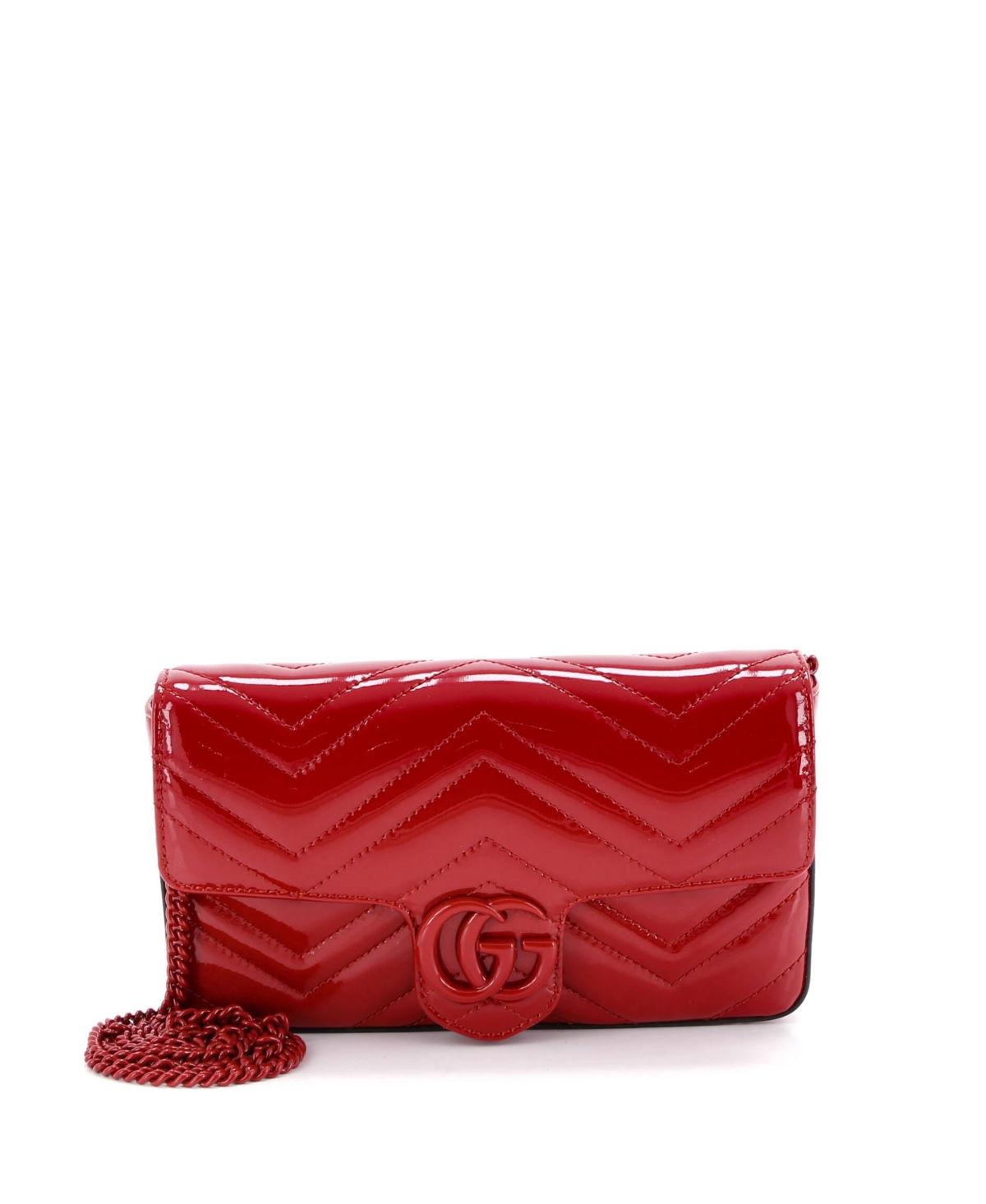 Click here for Pre-Owned Gucci Mini Gg Marmont Flap Bag Matelasse... prices