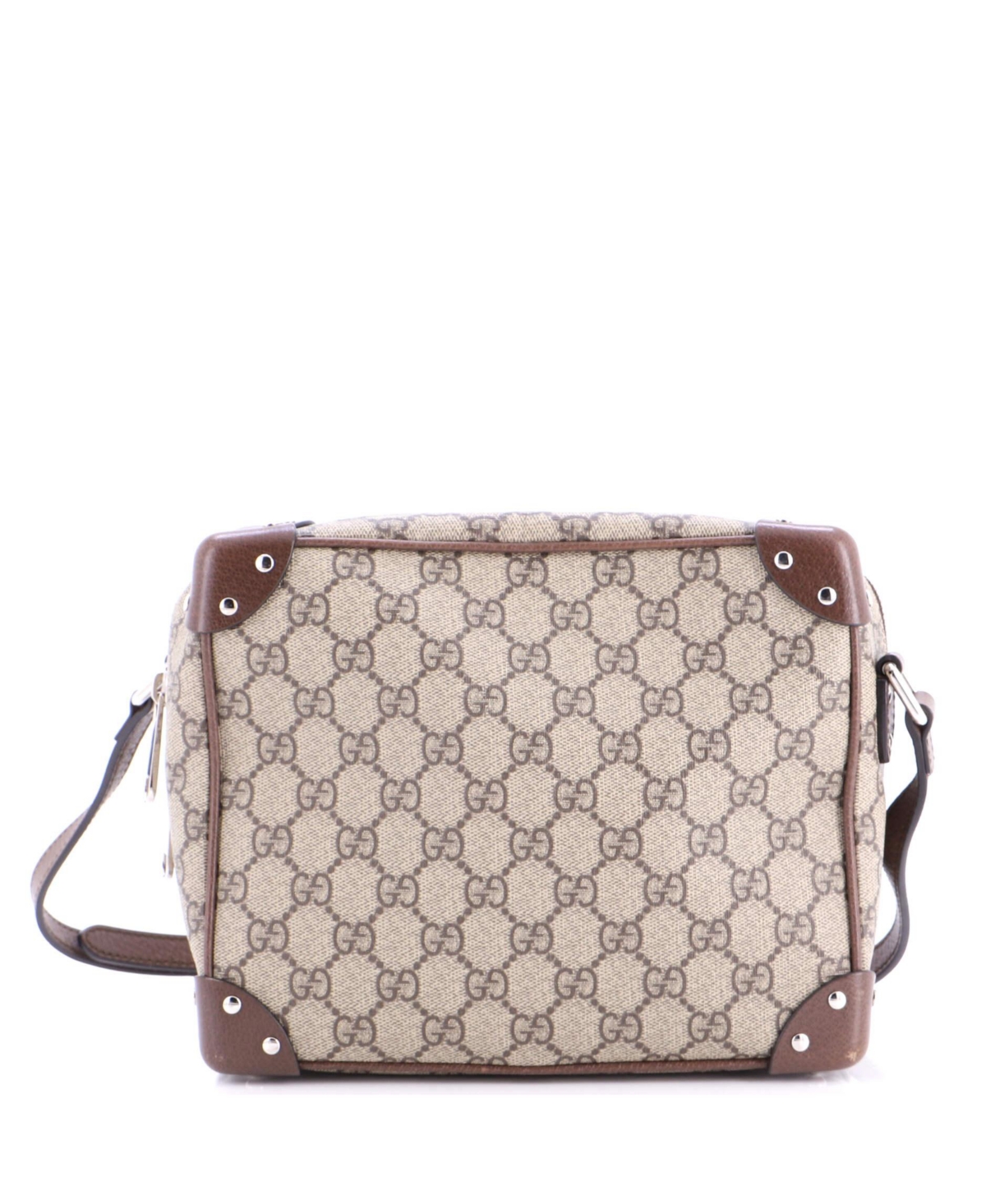 Click here for Pre-Owned Gucci Trunk Shoulder Bag Gg Coated Canva... prices