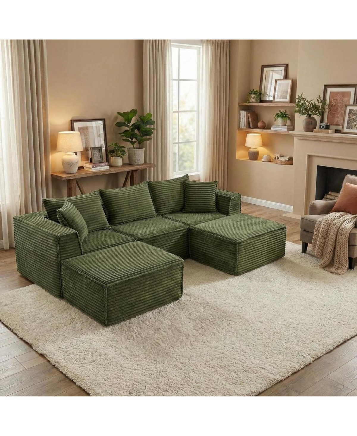 Click here for gaomon 107 Cloud Sectional Sofa  U-Shaped Modular... prices