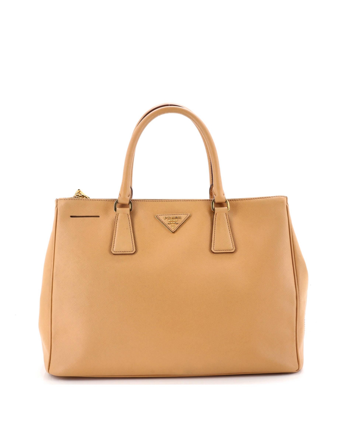 Click here for Pre-Owned Prada Medium Double Zip Lux Tote Saffian... prices