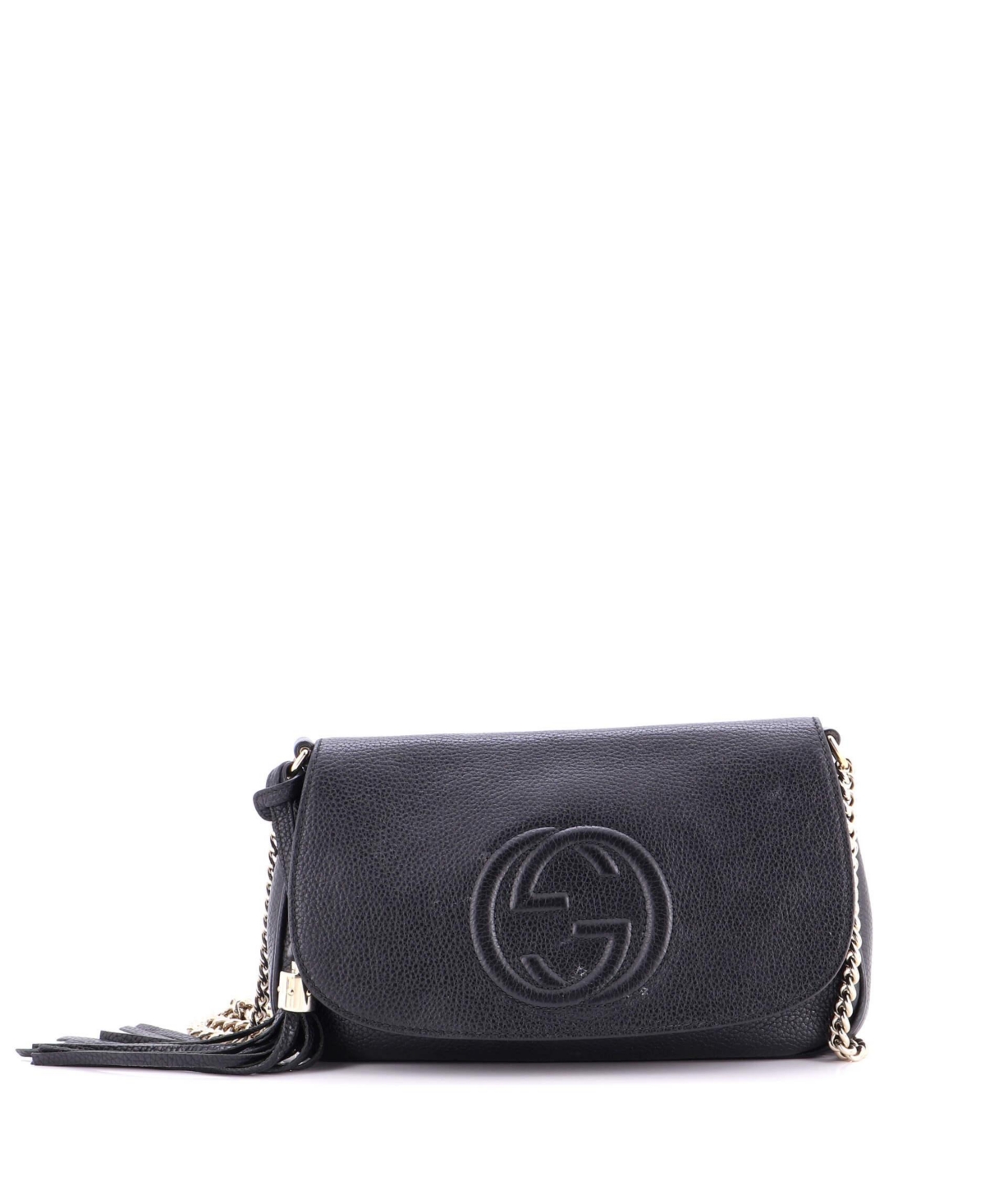 Click here for Pre-Owned Gucci Medium Soho Chain Crossbody Bag Le... prices