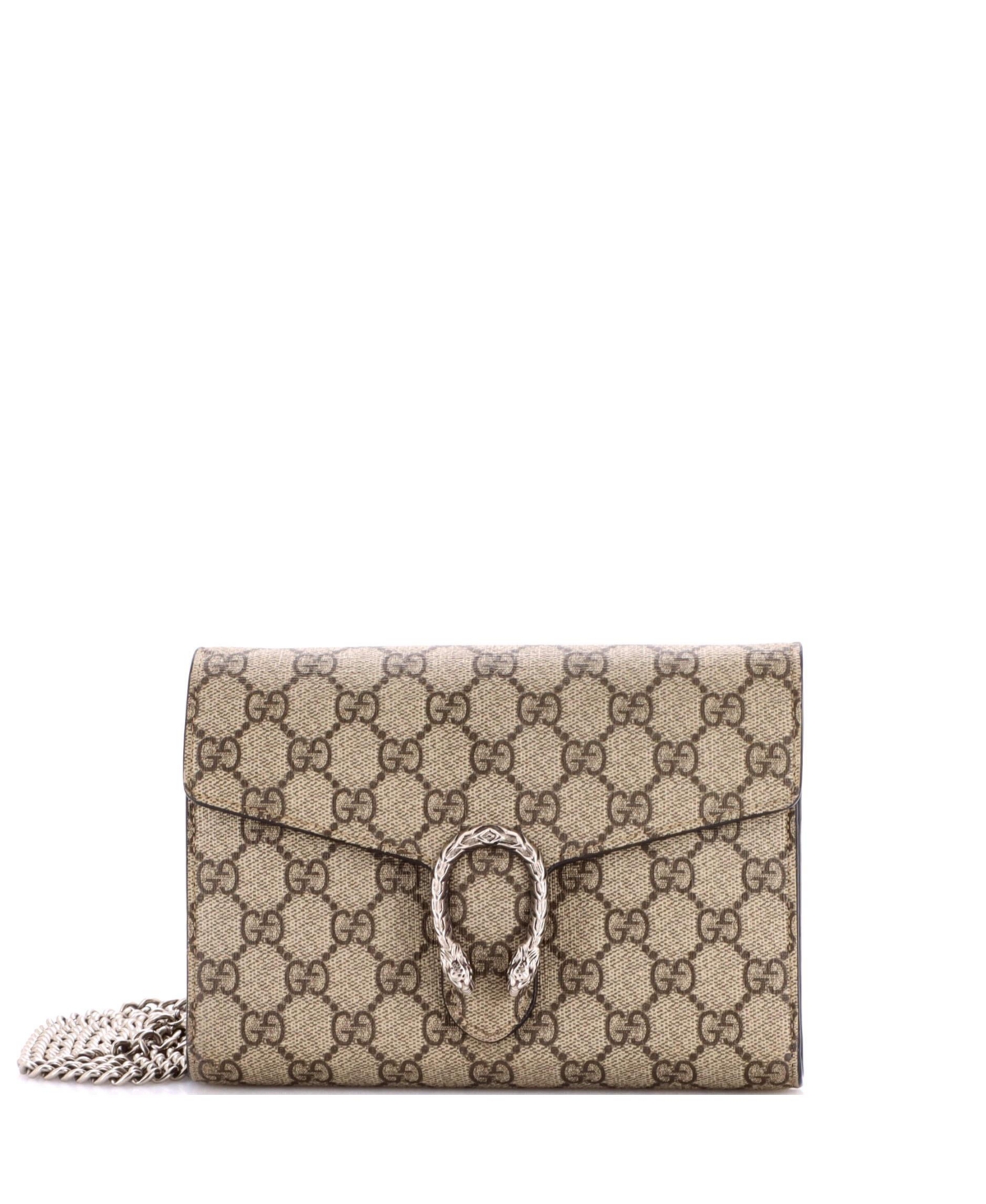 Click here for Pre-Owned Gucci Small Dionysus Chain Wallet Gg Coa... prices