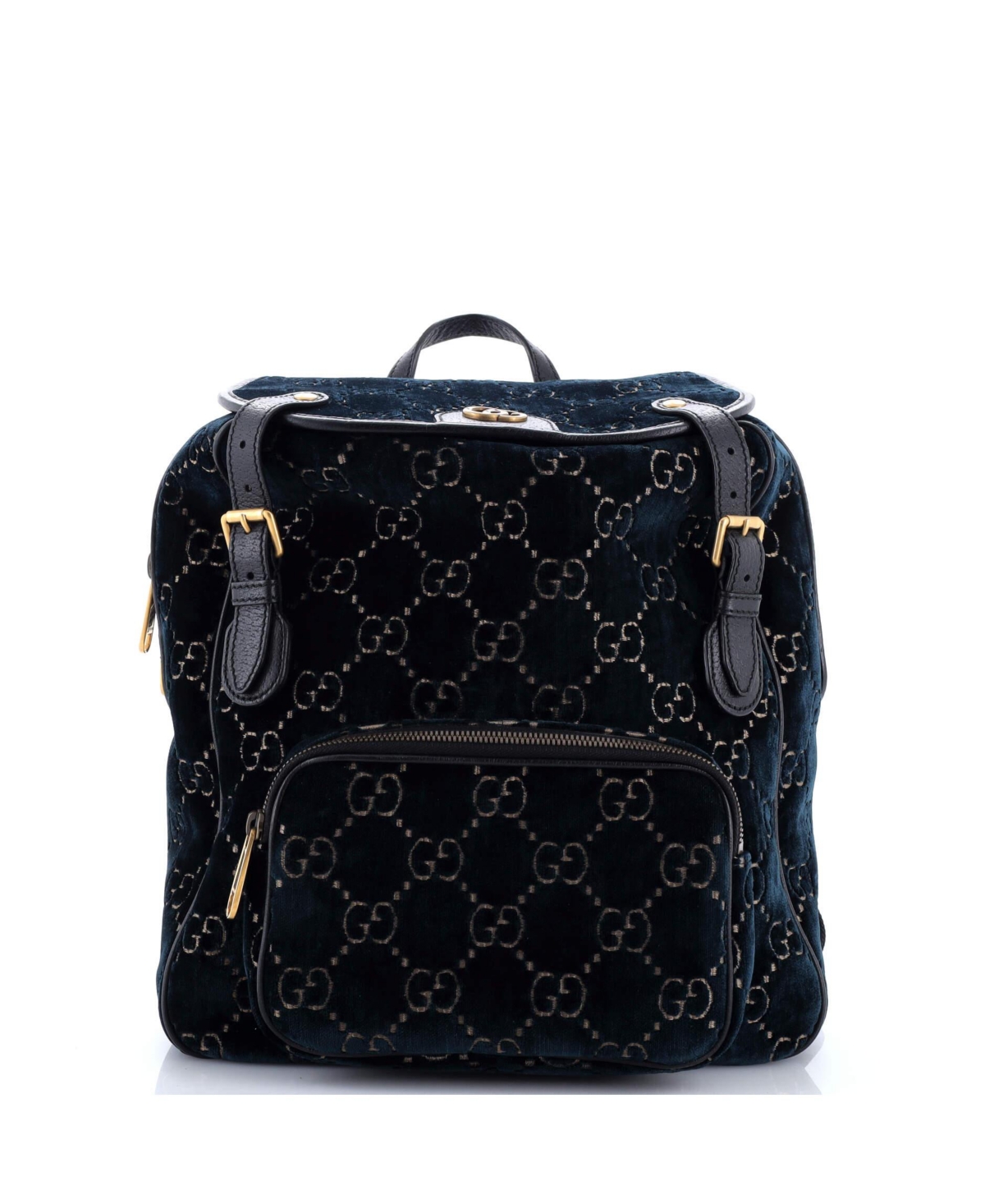 Click here for Pre-Owned Gucci Small Gg Marmont Backpack Gg Velve... prices