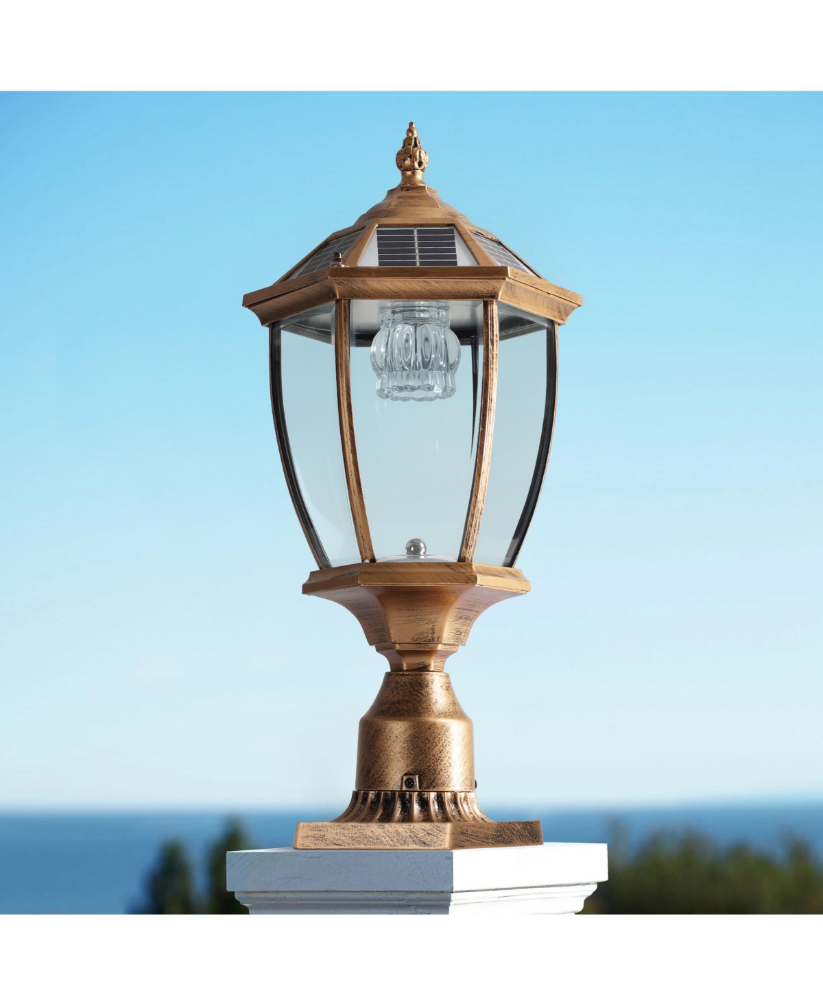 Click here for Flynama 20"(H) Golden Solar Powered Led Outdo... prices