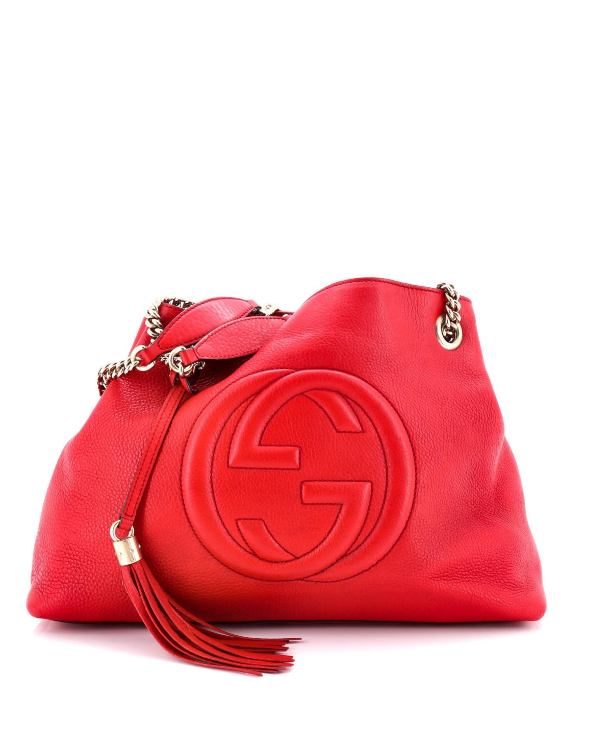 Click here for Pre-Owned Gucci Medium Soho Chain Strap Shoulder B... prices