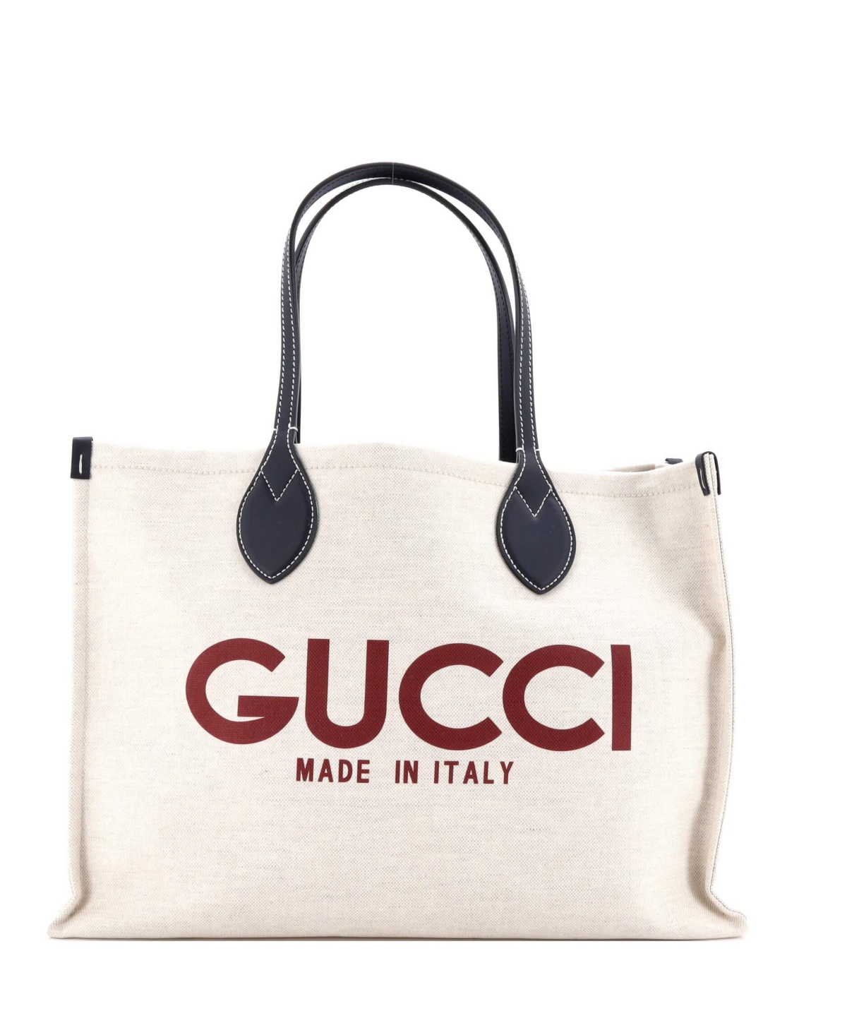 Click here for Pre-Owned Gucci Medium Logo Shopper Tote Printed C... prices