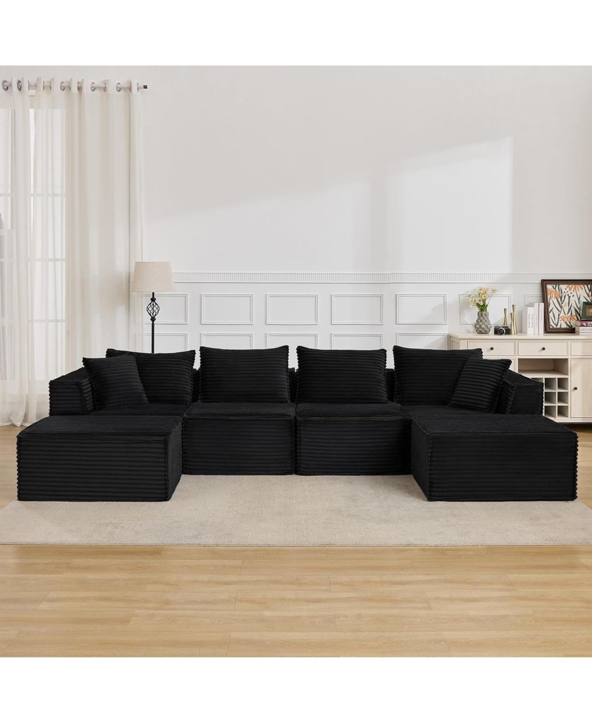 Click here for gaomon 137" Modular Sectional Sofa  U-Shaped... prices