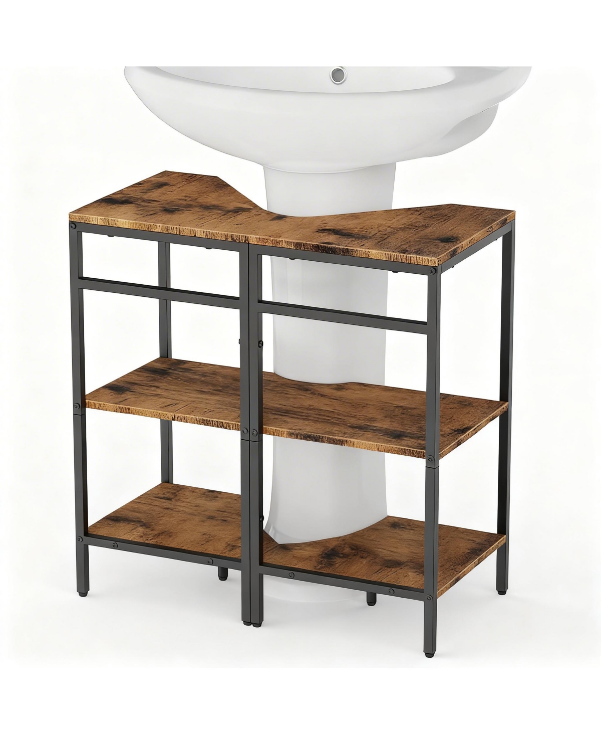 Click here for Yigii Under Pedestal Sink Shelf 2 Pack 3-Tier Corn... prices