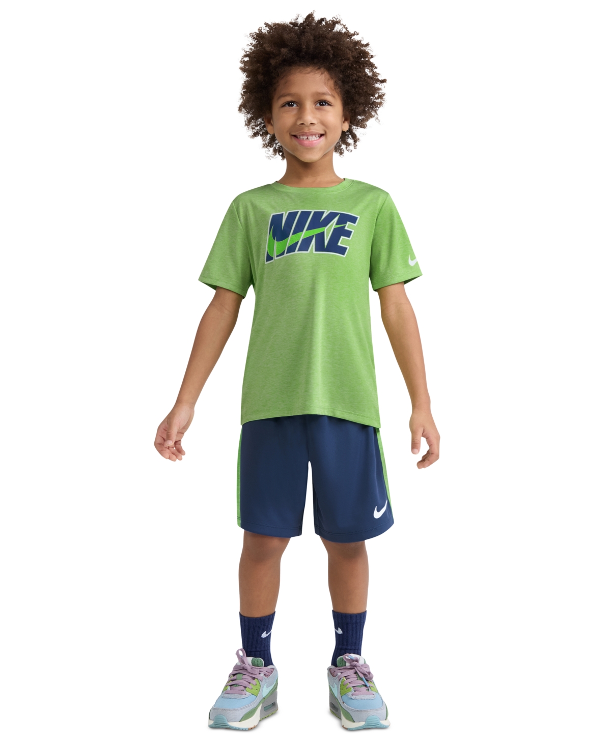Click here for Nike Little Boys Dri-fit Dropset T-Shirt & Shorts... prices