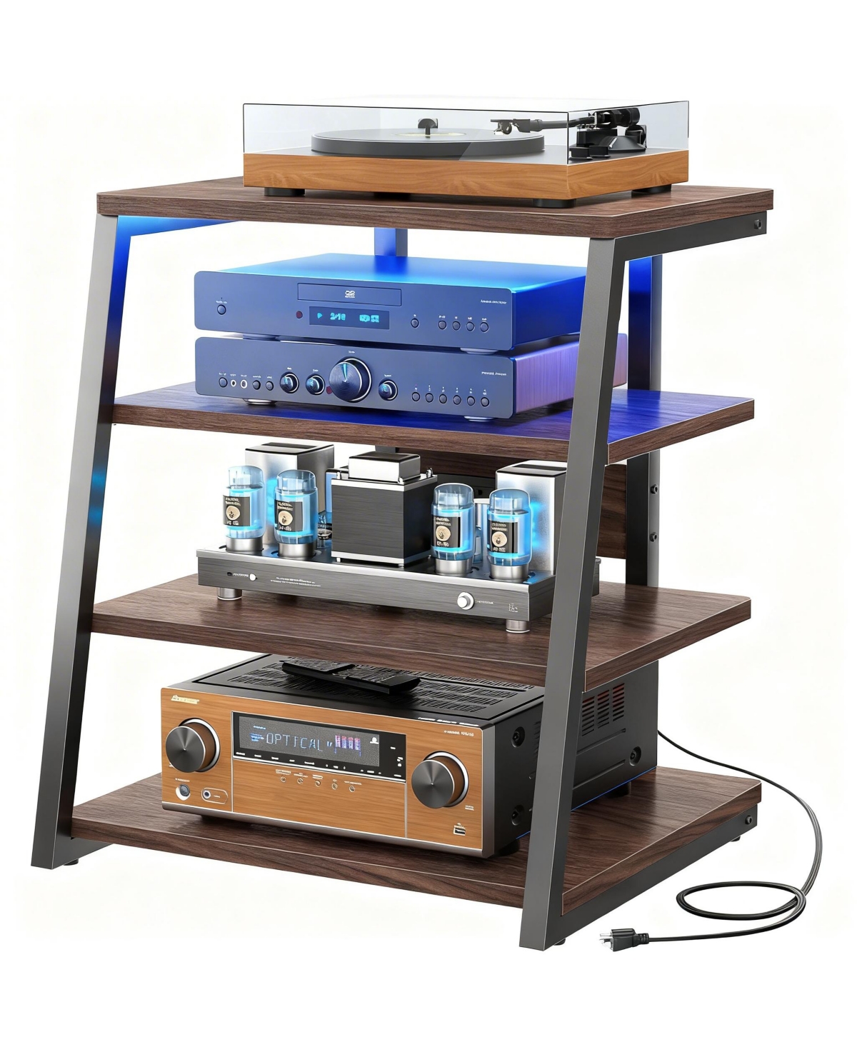 Click here for Yigii Av Media Stand with Led Lights Adjustable Sh... prices