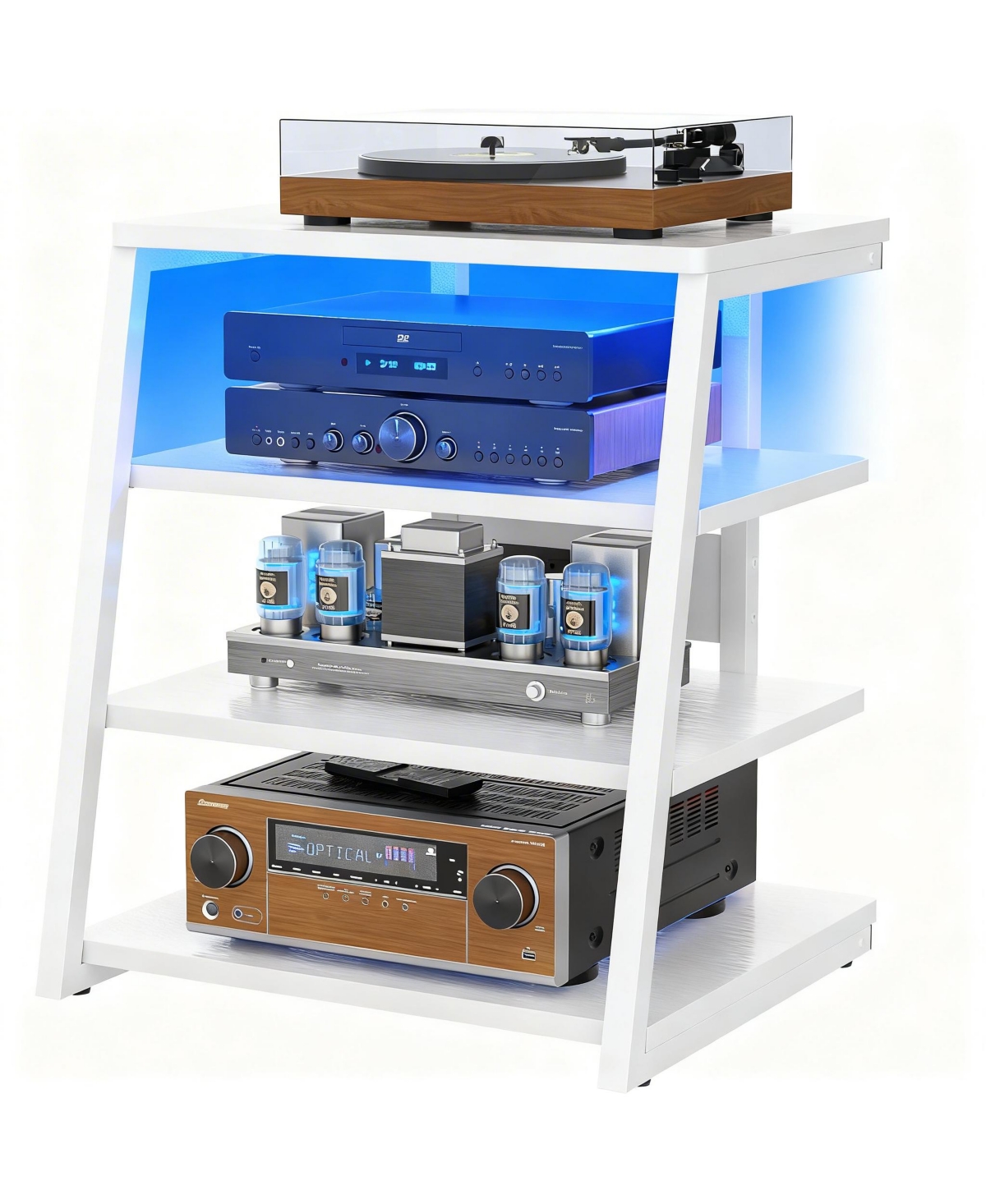 Click here for Yigii Av Media Stand with Led Lights Adjustable Sh... prices