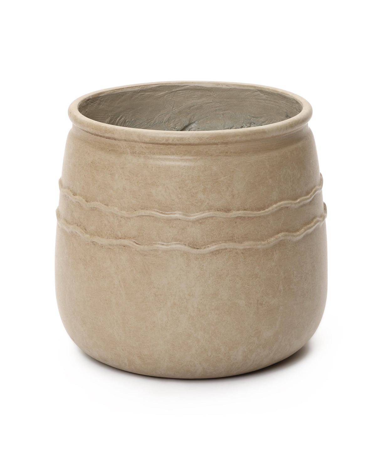 Click here for LuxenHome 14" Dia Rustic Brown Large Plant Po... prices