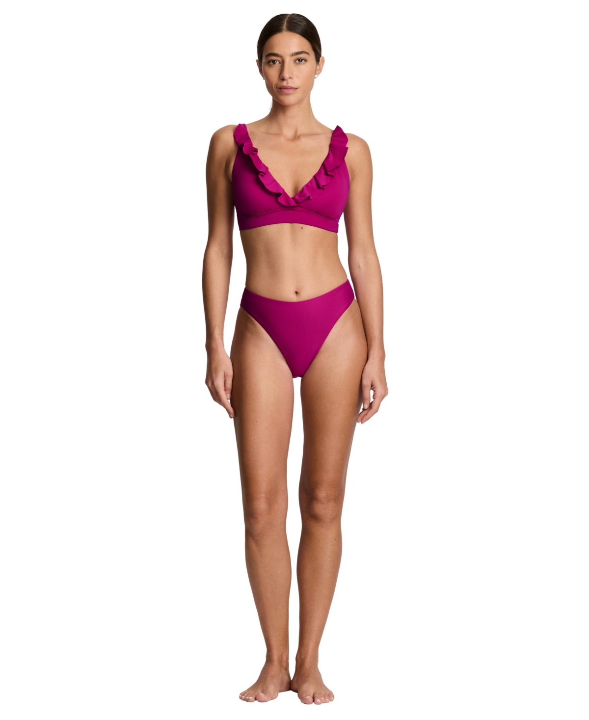 Click here for Lauren Ralph Lauren Womens Plumeria Ruffle Underwi... prices