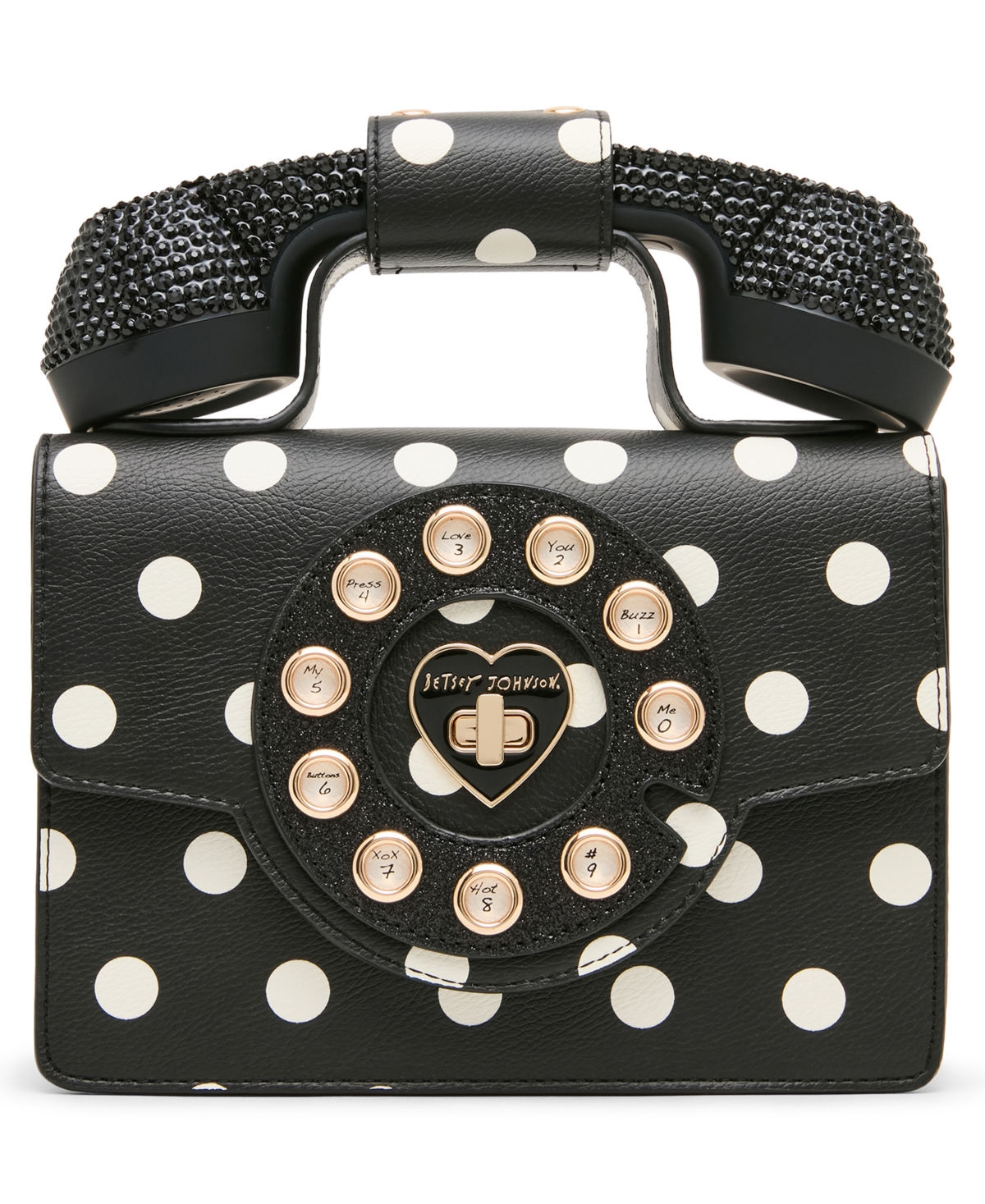 Click here for Betsey Johnson Miss Connection Small Phone Crossbo... prices