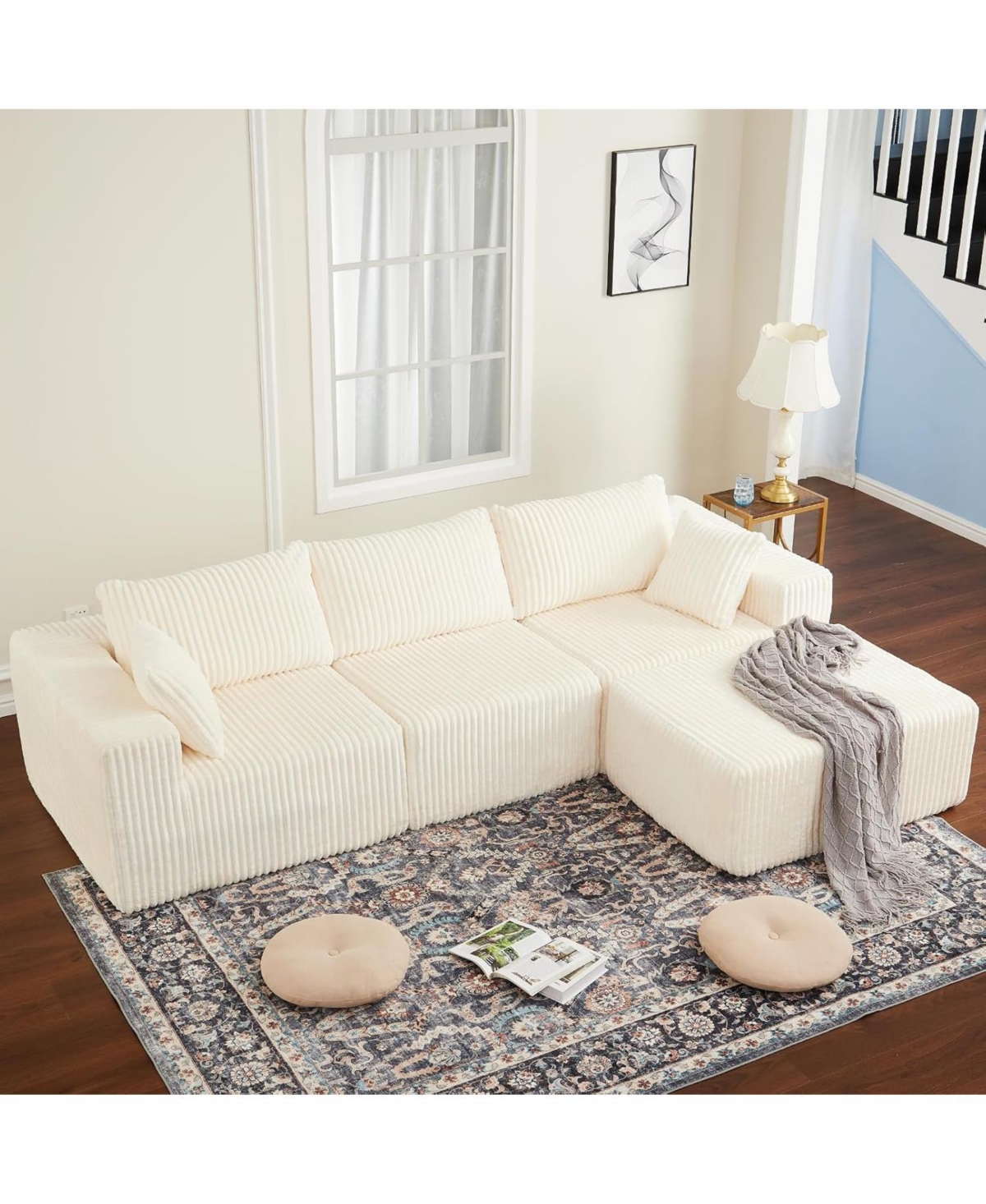Click here for gaomon 108" Boneless Modular Sectional Sofa... prices
