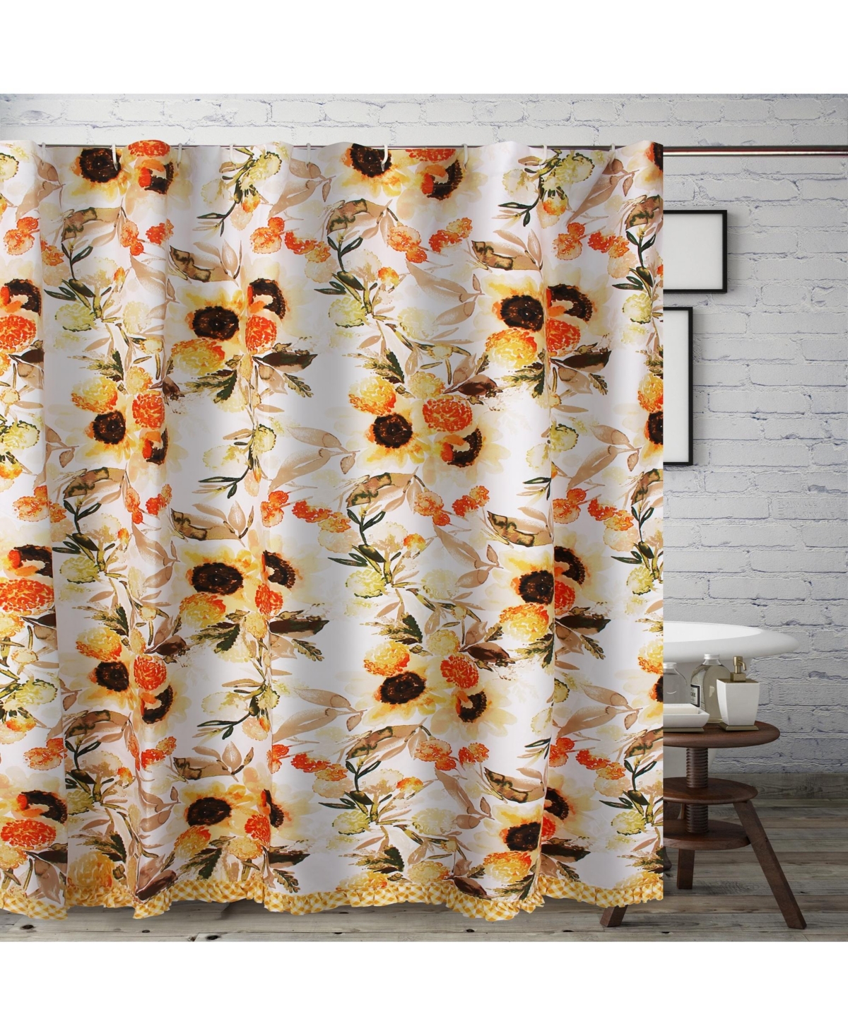 Click here for Greenland Home Fashions Somerset Ruffle-Trimmed Sh... prices