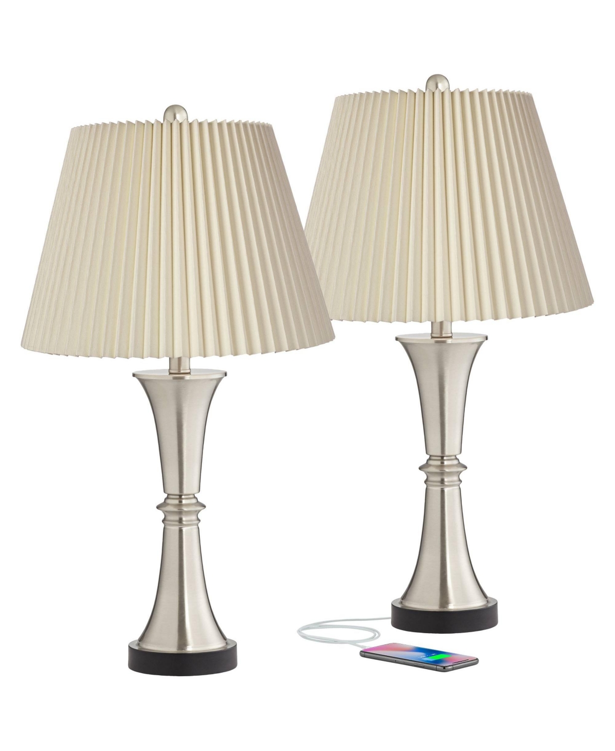 Click here for 360 Lighting Seymore Modern Touch Table Lamps 26 H... prices