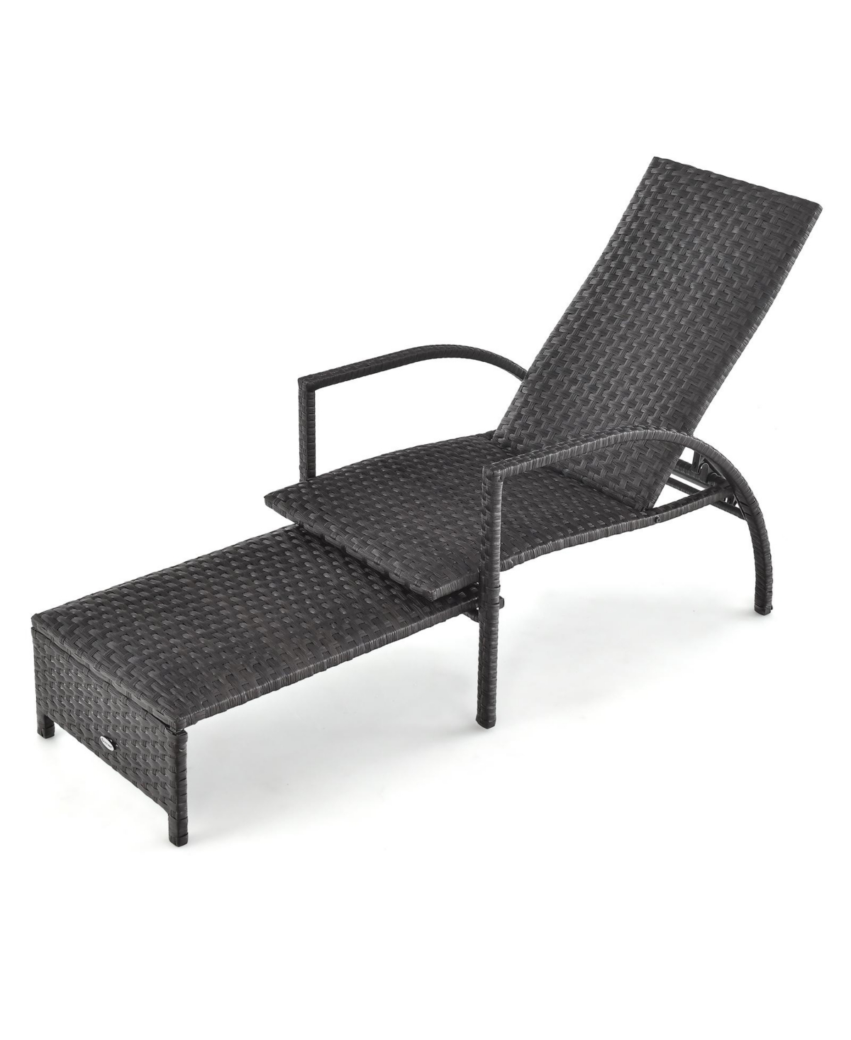 Click here for Sugift Patio Chaise Lounge Outdoor Rattan Lounge C... prices