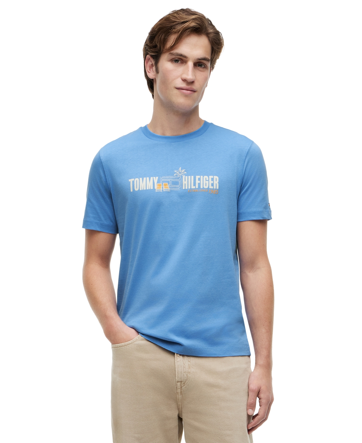 Click here for Tommy Hilfiger Mens Summer Chest Graphic Regular-F... prices