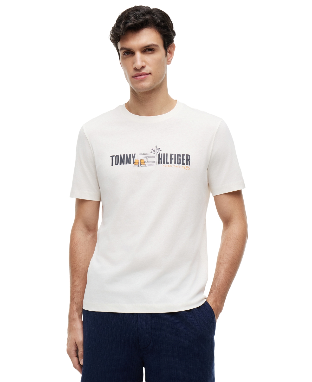 Click here for Tommy Hilfiger Mens Summer Chest Graphic Regular-F... prices