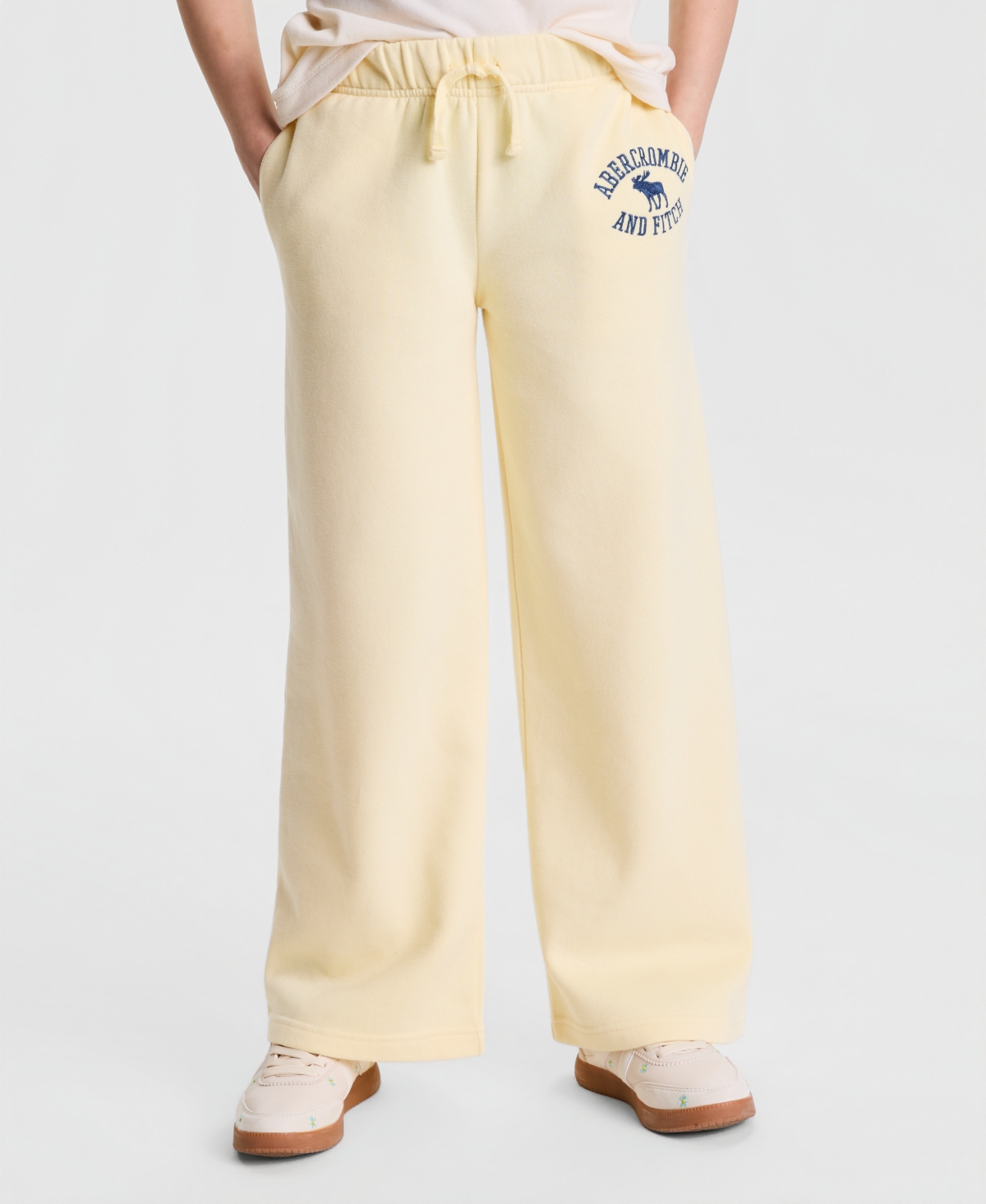 Click here for abercrombie kids Girls 7-16 Logo Low-Rise Baggy Fl... prices