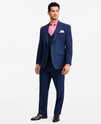 Click here for Tayion Collection Mens Classic Fit Navy Suit Separ... prices