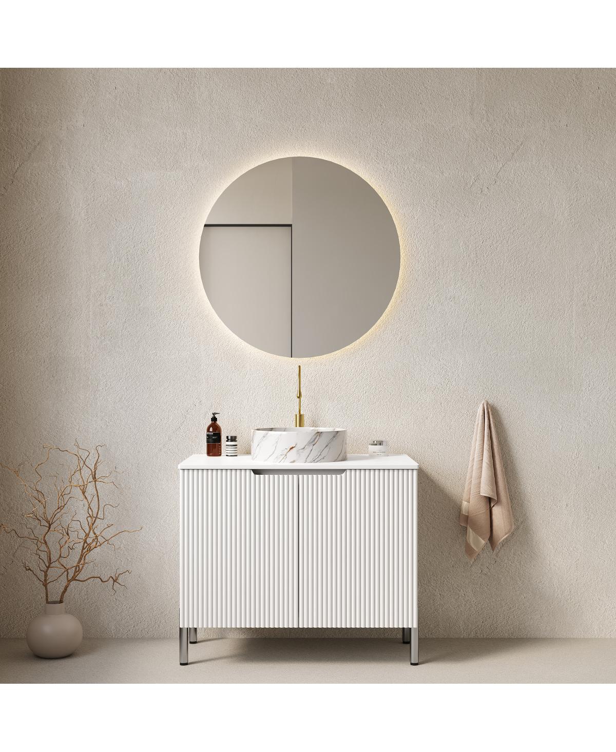 Click here for Sillysis 30 Freestanding Bathroom Vanity with Roun... prices