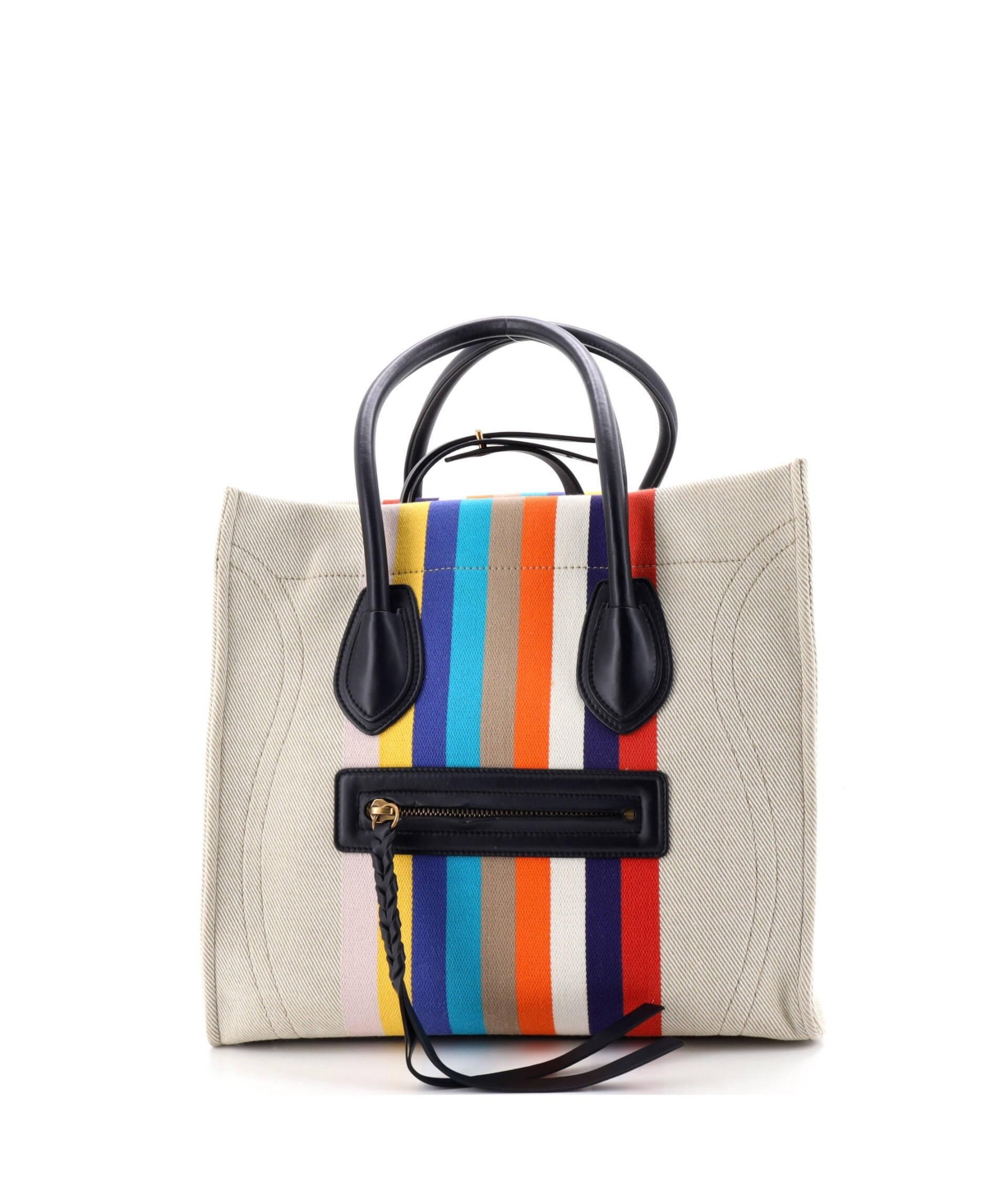 Click here for Pre-Owned Celine Medium Phantom Bag Canvas - Beige prices