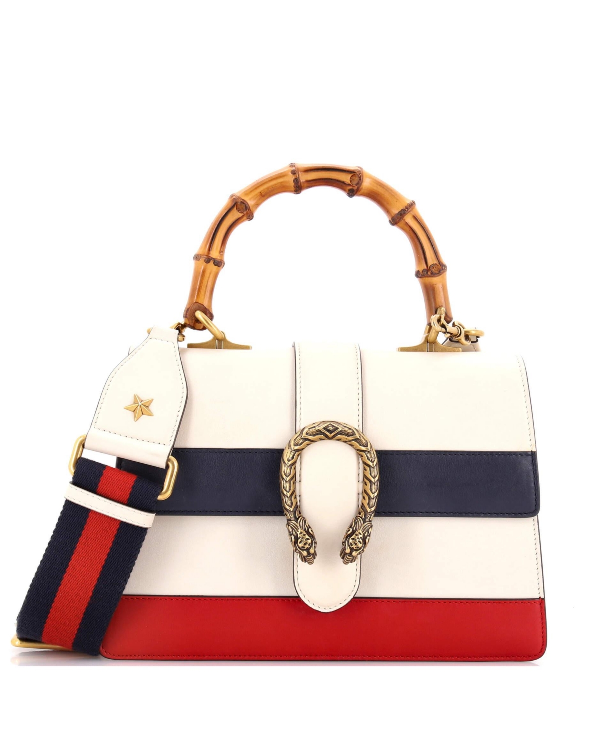 Click here for Pre-Owned Gucci Medium Dionysus Bamboo Top Handle... prices