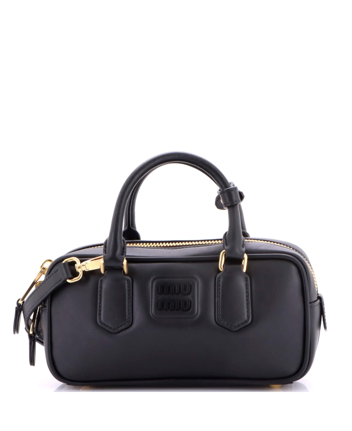Click here for Pre-Owned Miu Miu Regular Arcadie Top Handle Bag L... prices
