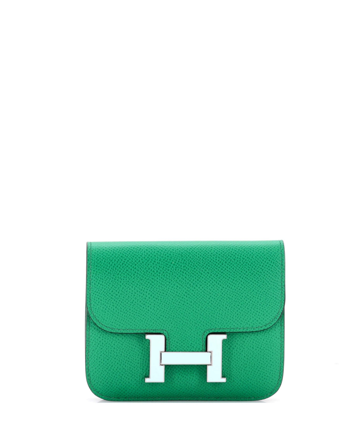 Click here for Pre-Owned Hermes Constance Slim Wallet Epsom - Gre... prices