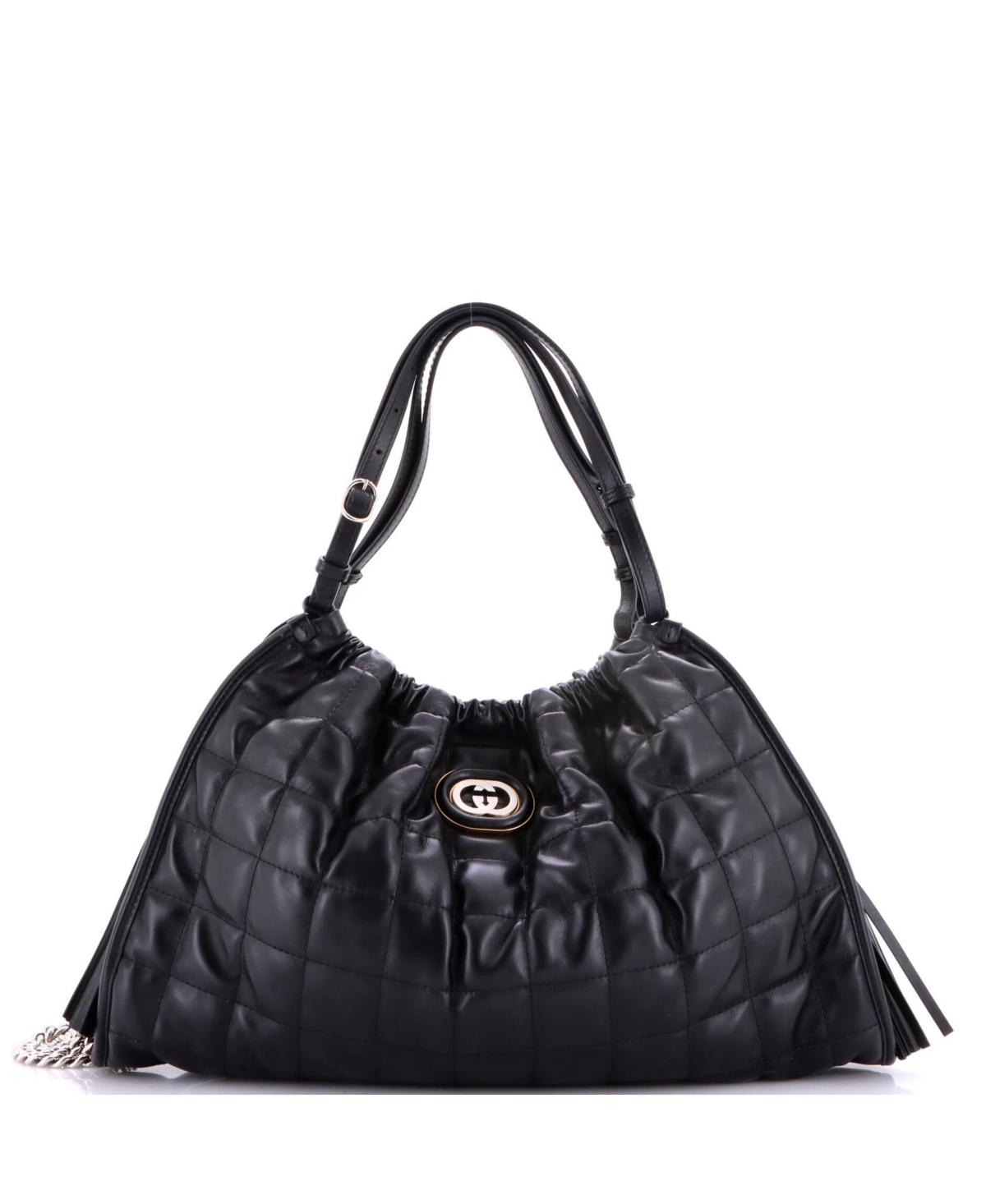 Click here for Pre-Owned Gucci Medium Deco Tote Matelasse Leather... prices
