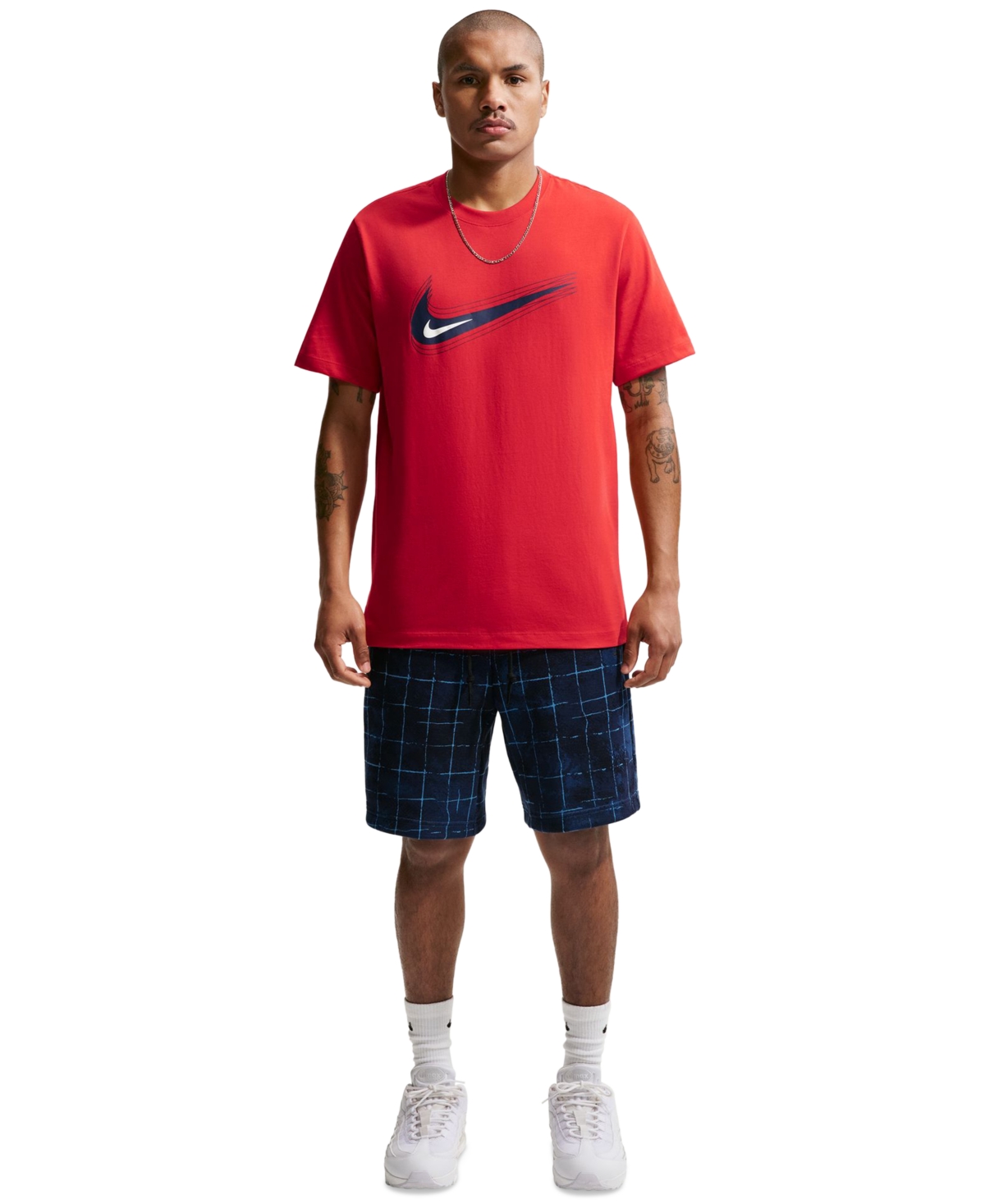 Click here for Nike Mens Swoosh Logo Crewneck T-Shirt - Universit... prices
