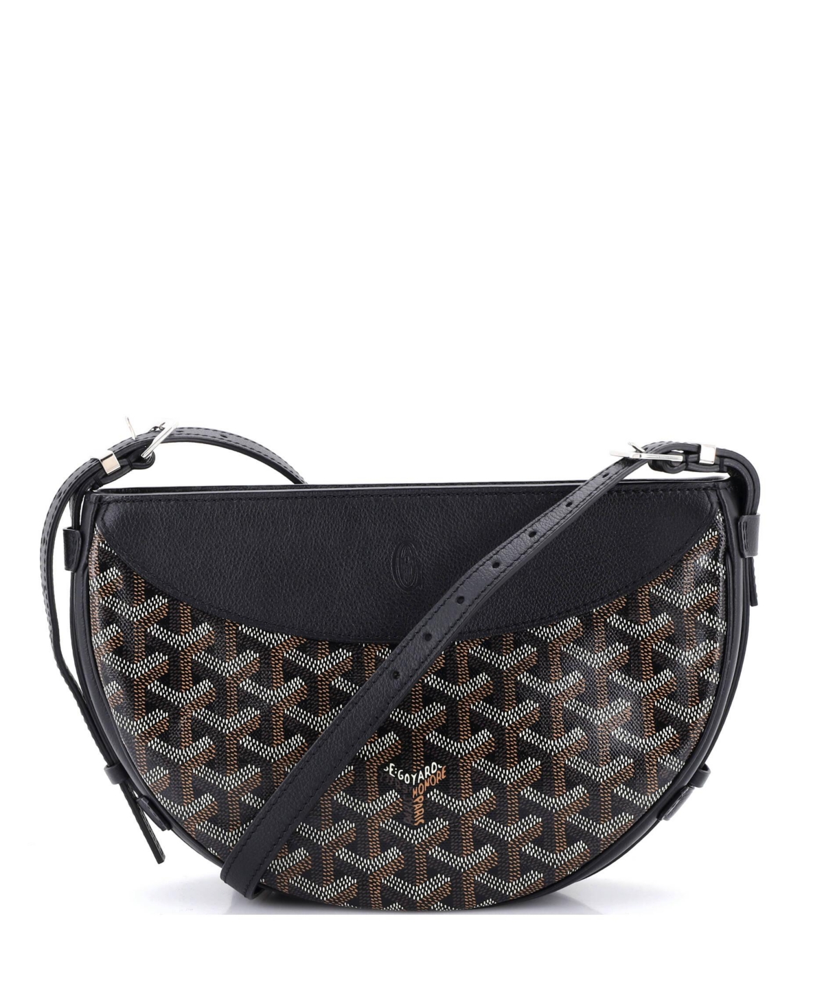 Click here for Pre-Owned Goyard Hirondelle Shoulder Bag Coated Ca... prices