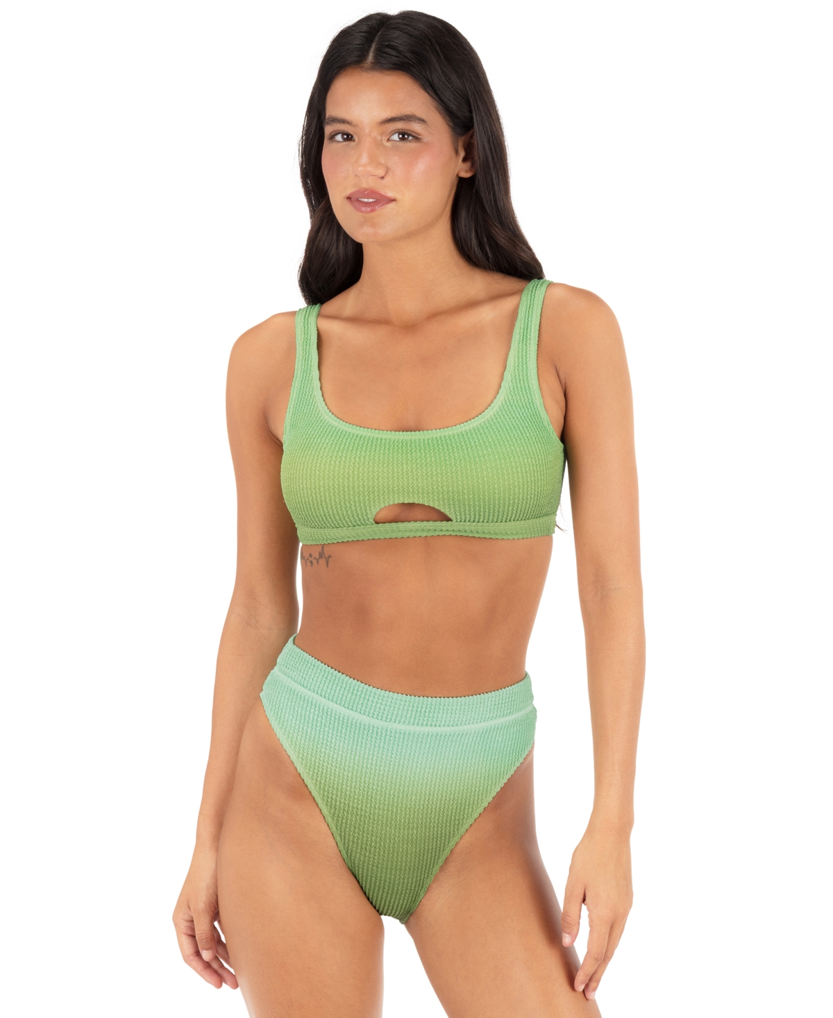 Click here for Hurley Womens Scrunch Cheeky High-Rise Swim Bottom... prices